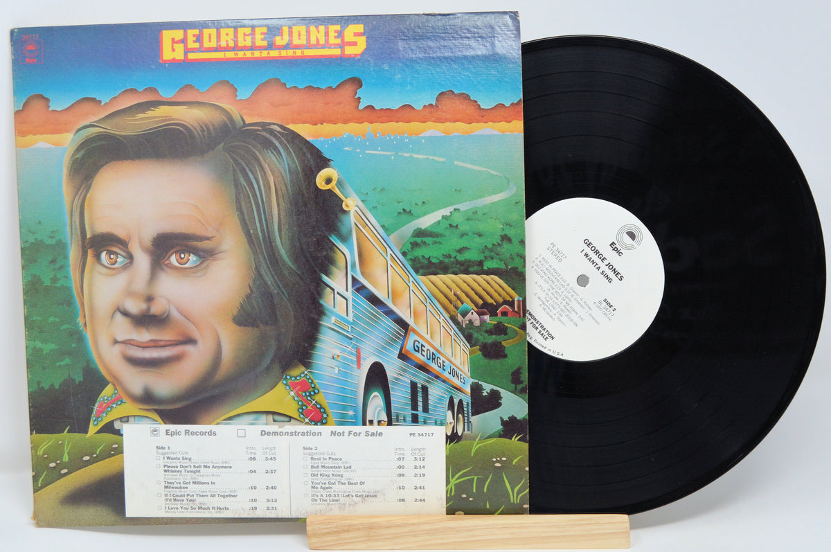 Jones, George - I Wanta Sing, Vinyl Record Album LP, Promo – Joe's Albums
