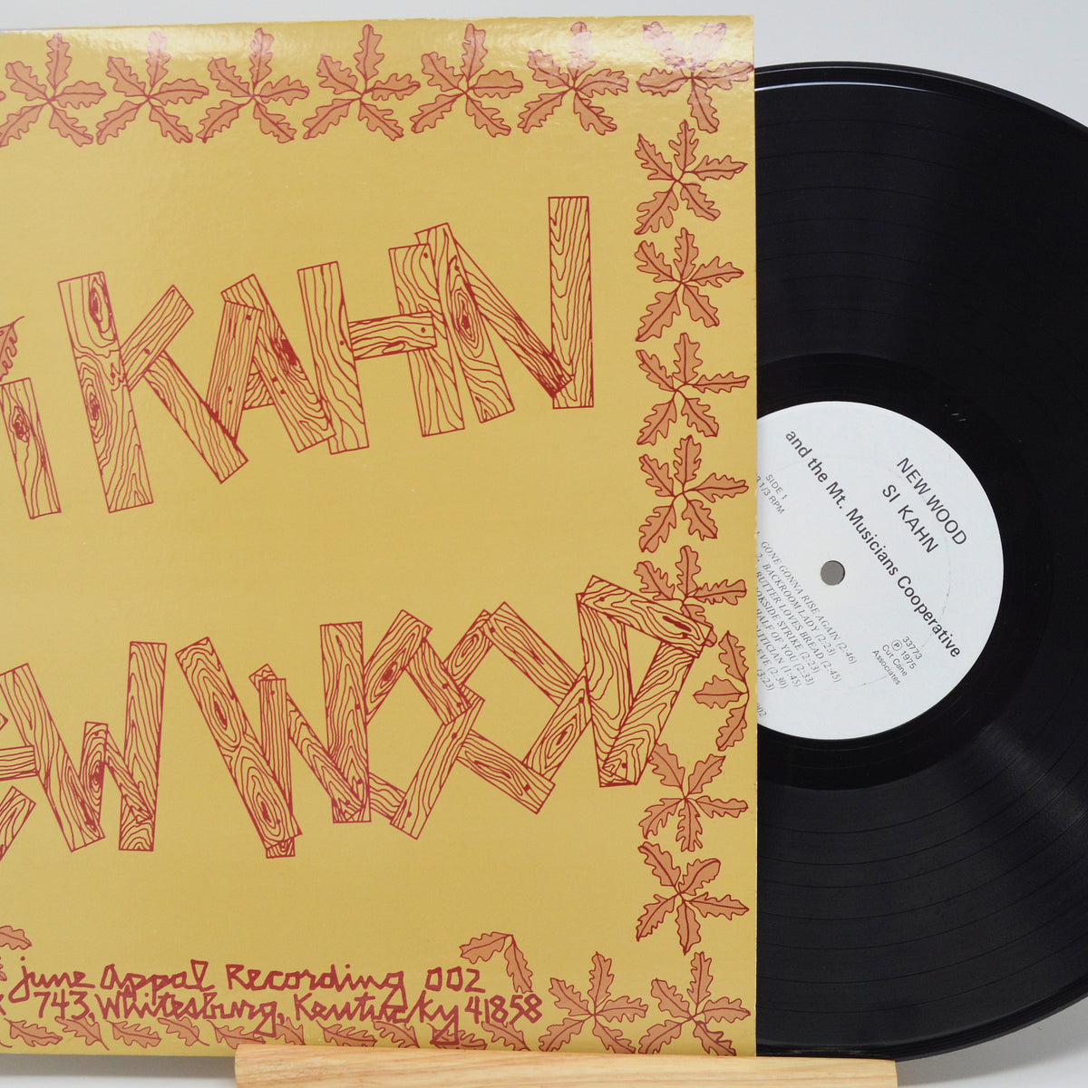 Si Kahn with The Mountain Musicians Cooperative - New Wood, Vinyl LP ...