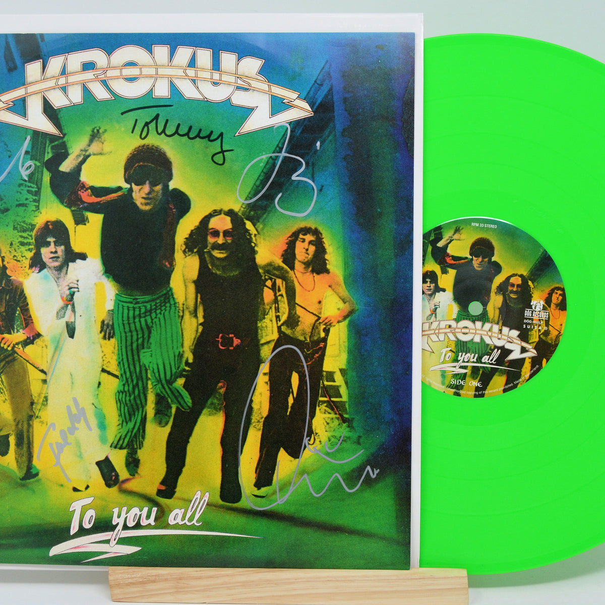 Krokus - To You All, Vinyl Record Album LP, Signed Auto – Joe's Albums