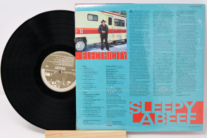 Sleepy LaBeef - Electricity, Vinyl Record Album LP – Joe's Albums