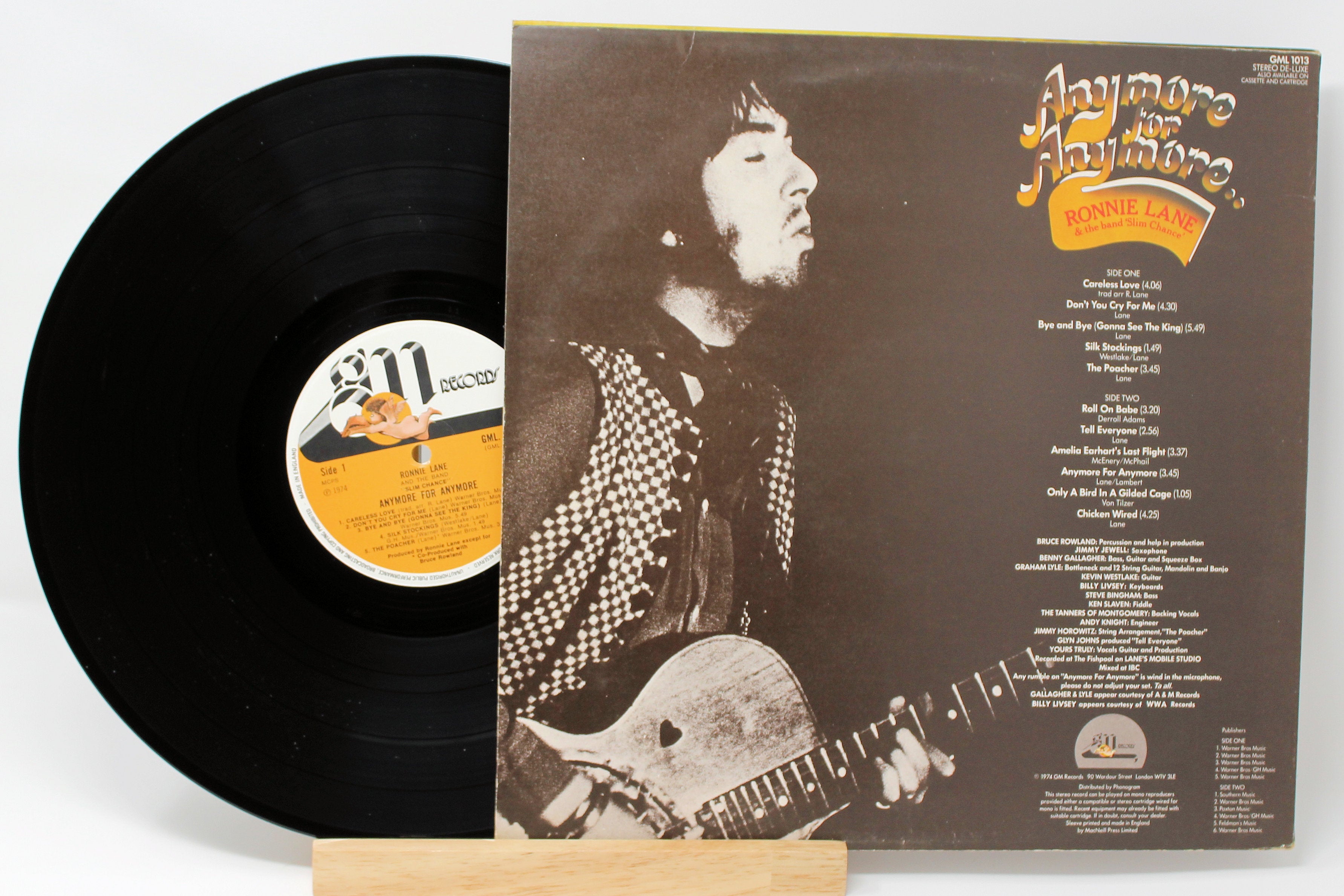 Ronnie Lane - Anymore For Anymore, Vinyl Record Album LP – Joe's Albums