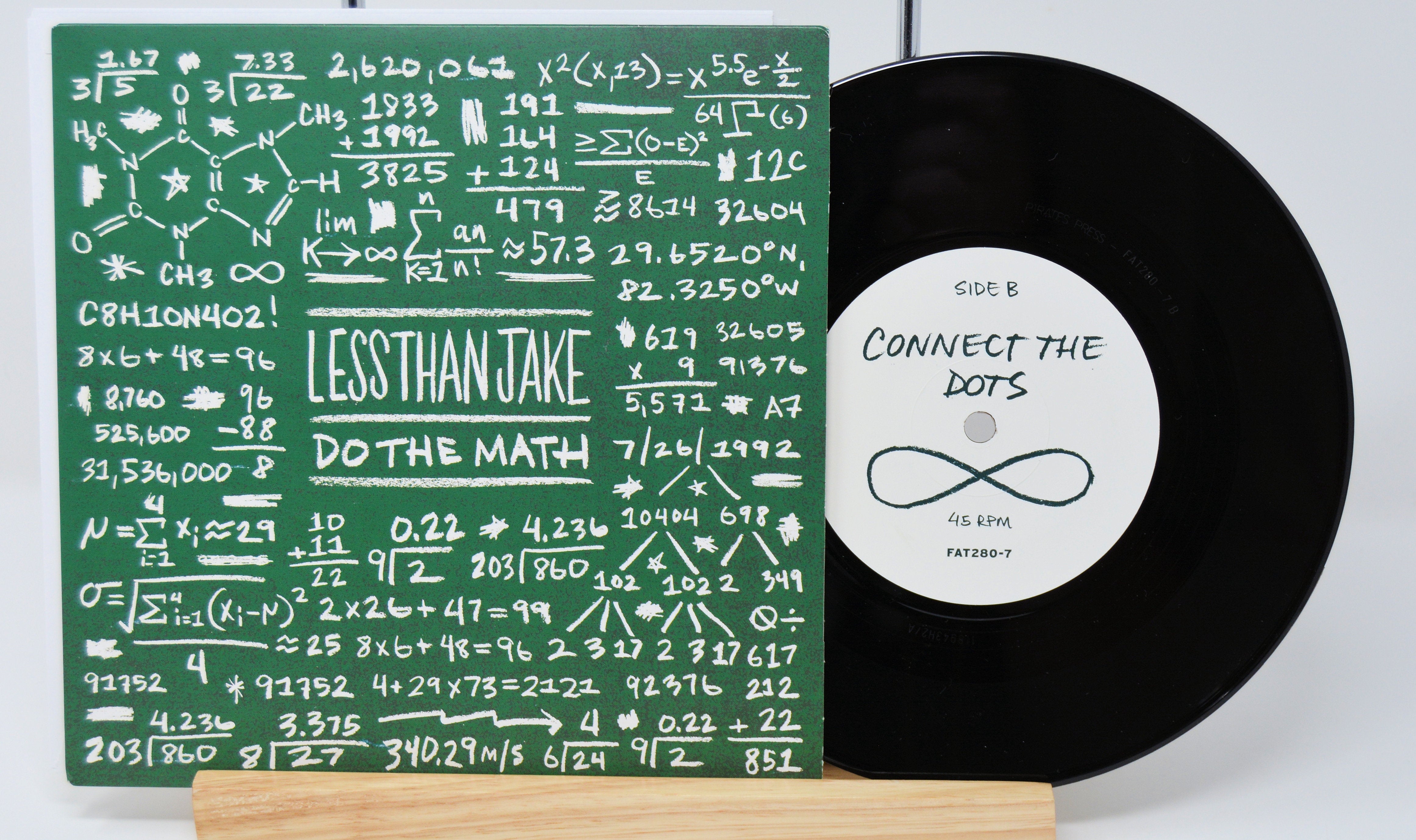 Less Than Jake - Do The Math, Vinyl Record, 7 Inch, UPC: 751097028070 ...