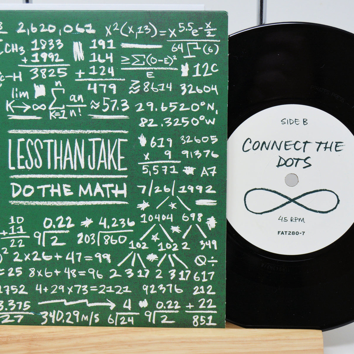 Less Than Jake - Do The Math, Vinyl Record, 7 Inch, UPC: 751097028070 ...