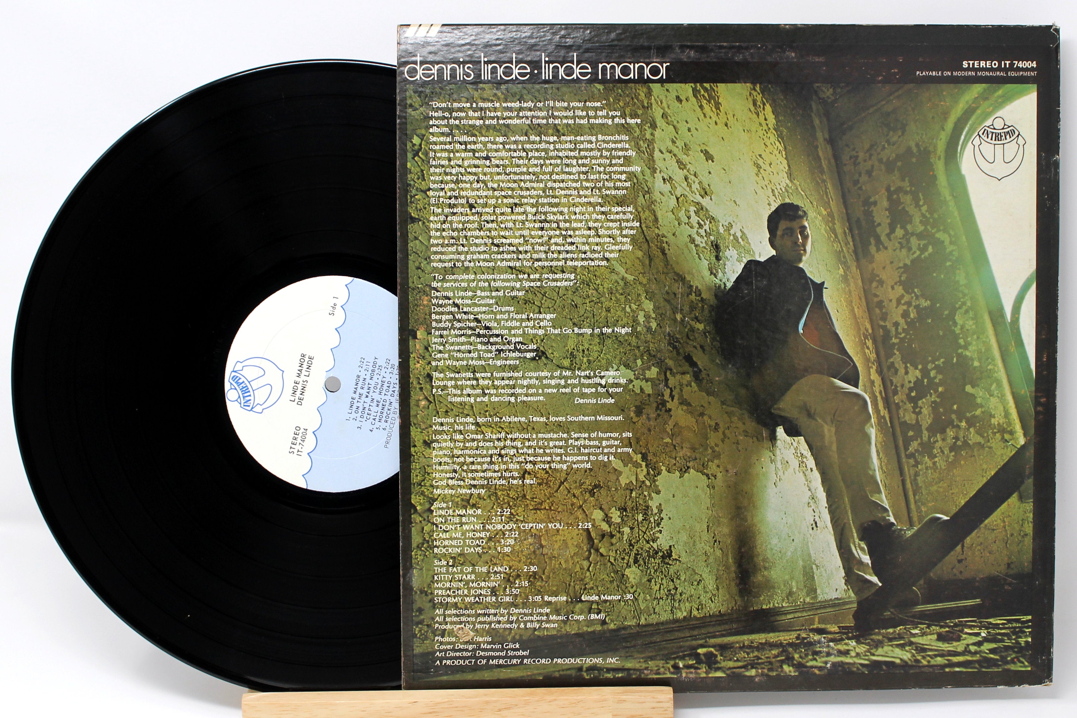 Dennis Linde - Linde Manor, Vinyl Record Album LP, Intrepid – Joe's Albums