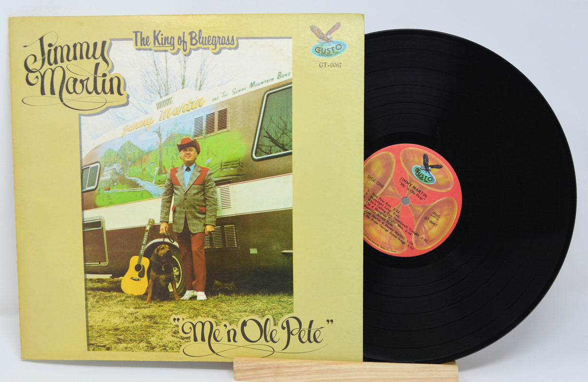 Jimmy Martin - Me 'N Ole Pete, Vinyl Record Album LP, Gusto GT-0067 ...