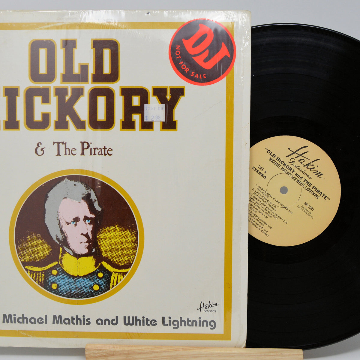 Michael Mathis White Lightning, Old Hickory The Pirate, Vinyl Record LP ...