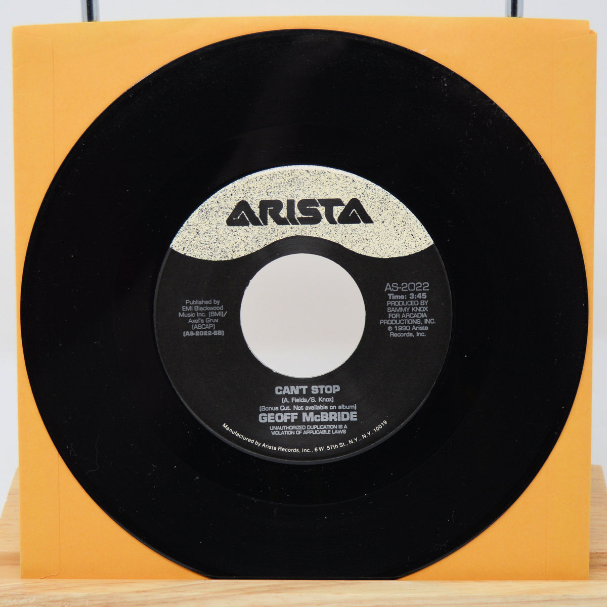 McBride, Geoff - Can't Stop – Joe's Albums