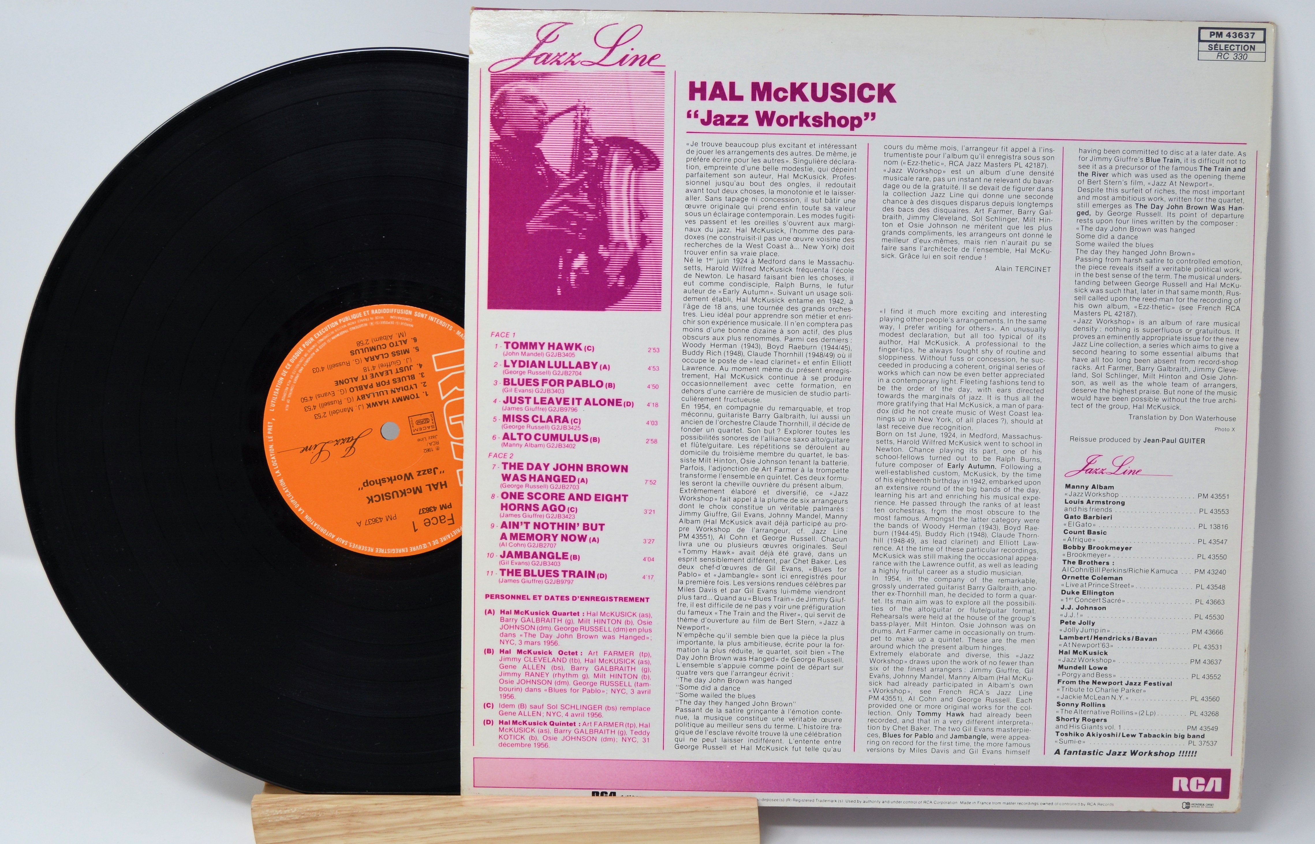 Hal McKusick - Quintet Featuring Art Farmer, Vinyl Record Album LP ...