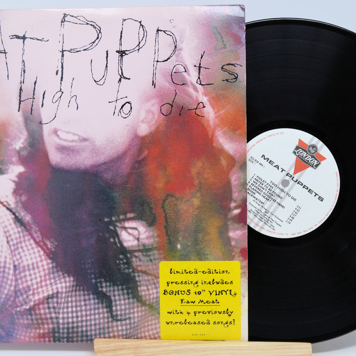 Meat Puppets - Too High To Die, Vinyl Record Album LP, Promo 10" – Joe ...