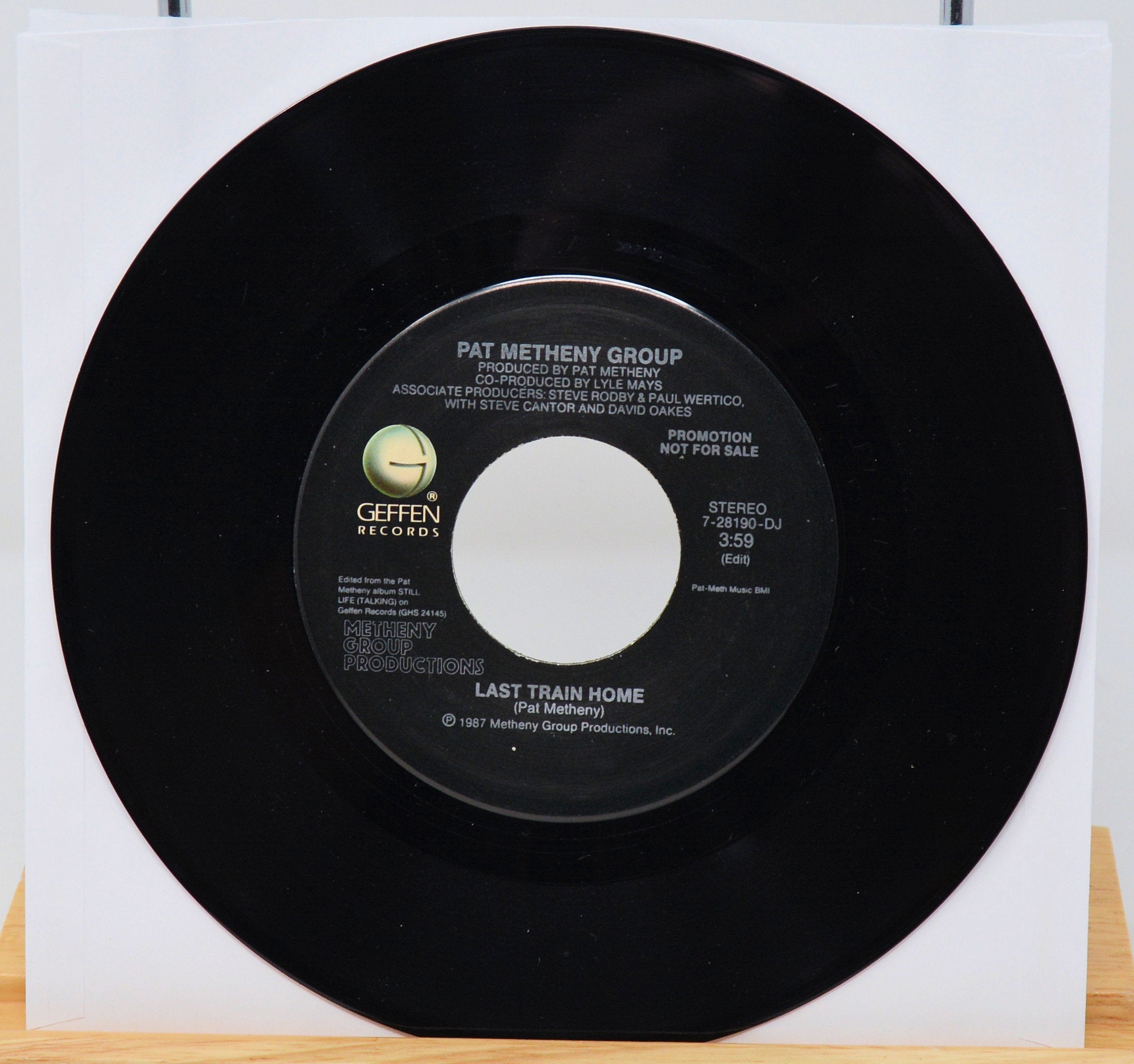 Pat Metheny - Last Train Home, Vinyl Record 7 Inch, 45RPM – Joe's Albums