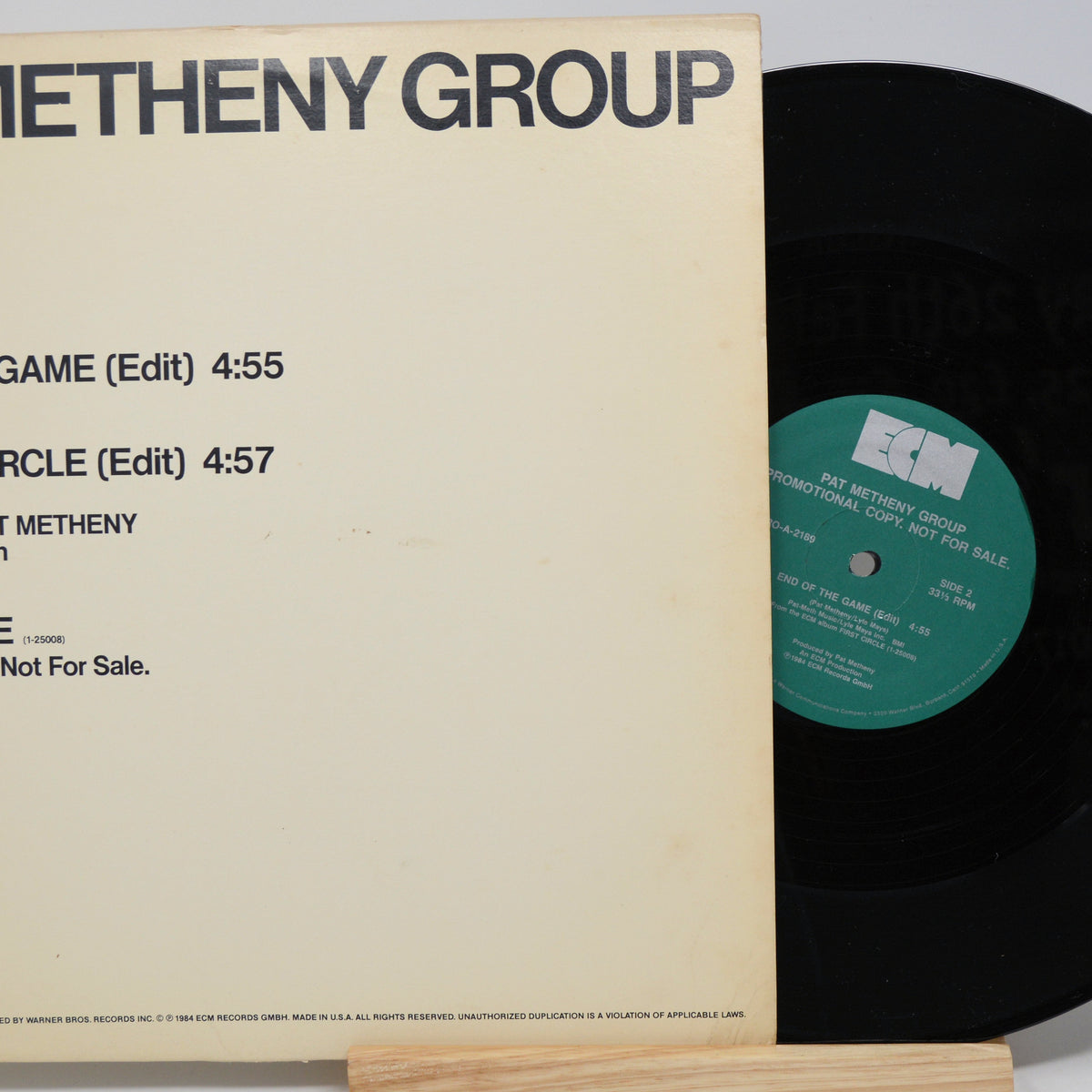 Pat Metheny - The First Circle, Promo 12", Vinyl Record Album LP, ECM ...