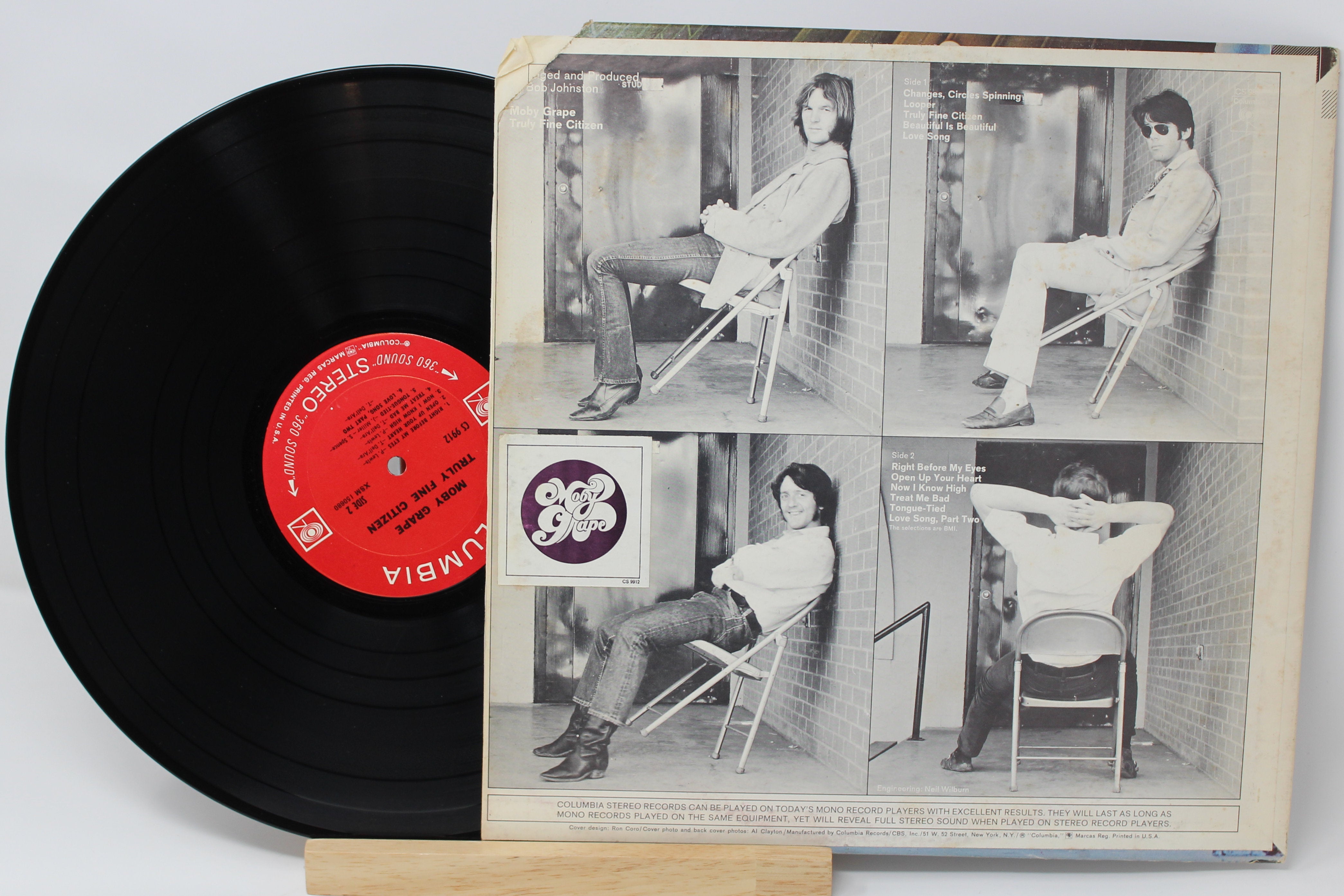 Moby Grape - Truly Fine Citizen, Vinyl Record Album LP, Columbia CS ...