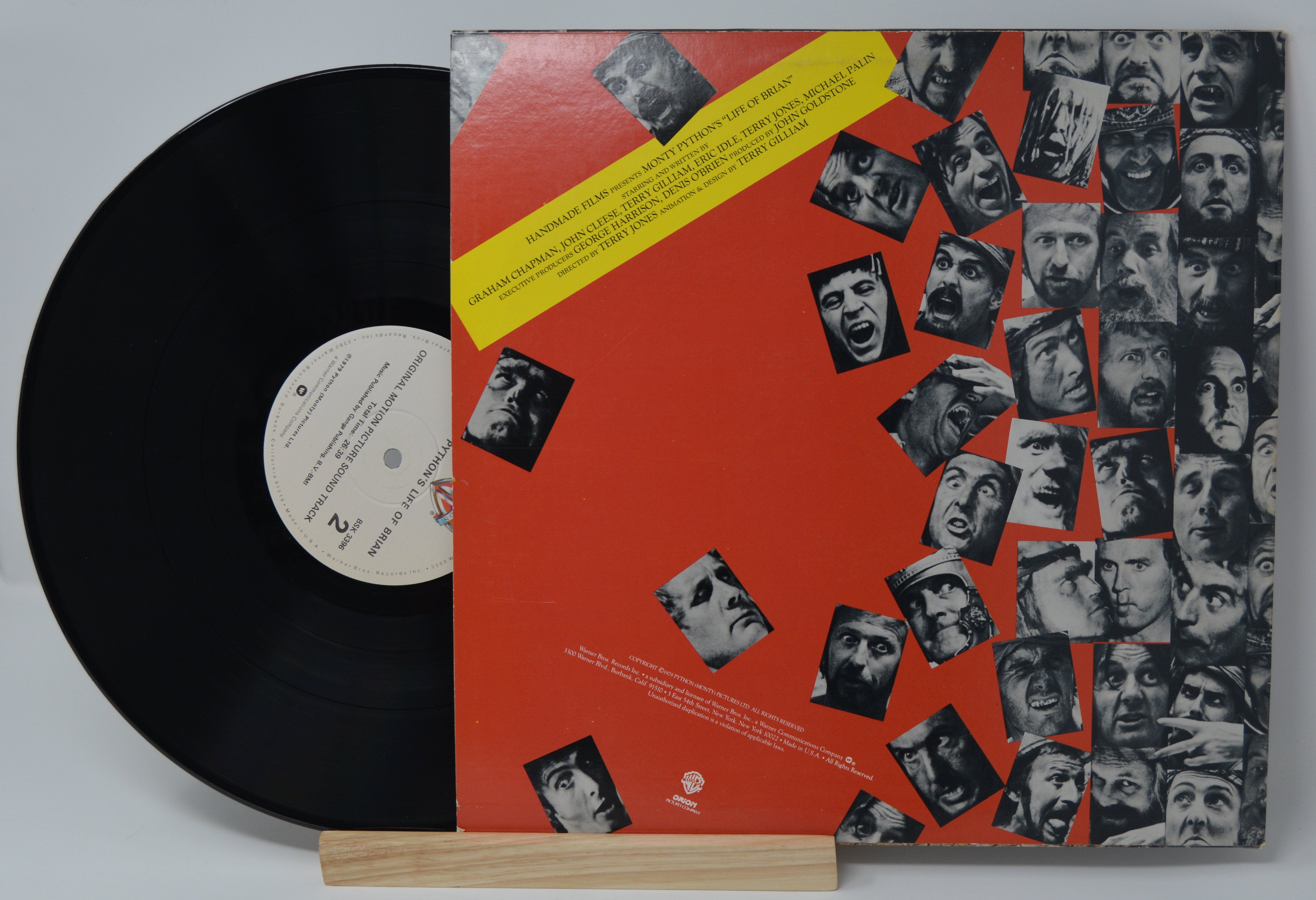 Monty Python - Life Of Brian, Vinyl Record Album LP, Warner, Orion ...