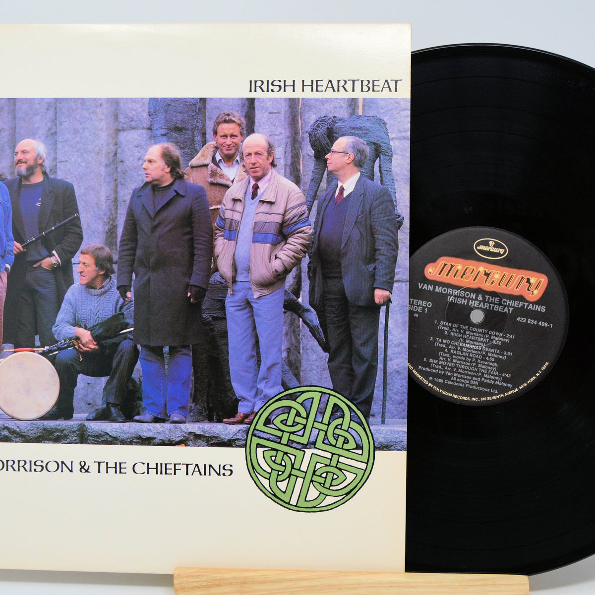 Van Morrison& The Chieftans - Irish Heartbeat, Vinyl Record Album LP ...