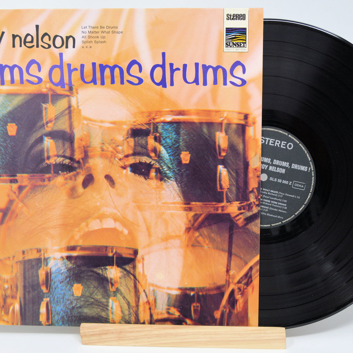 Sandy Nelson - Drums, Drums, Drums, Vinyl Record Album LP – Joe's Albums