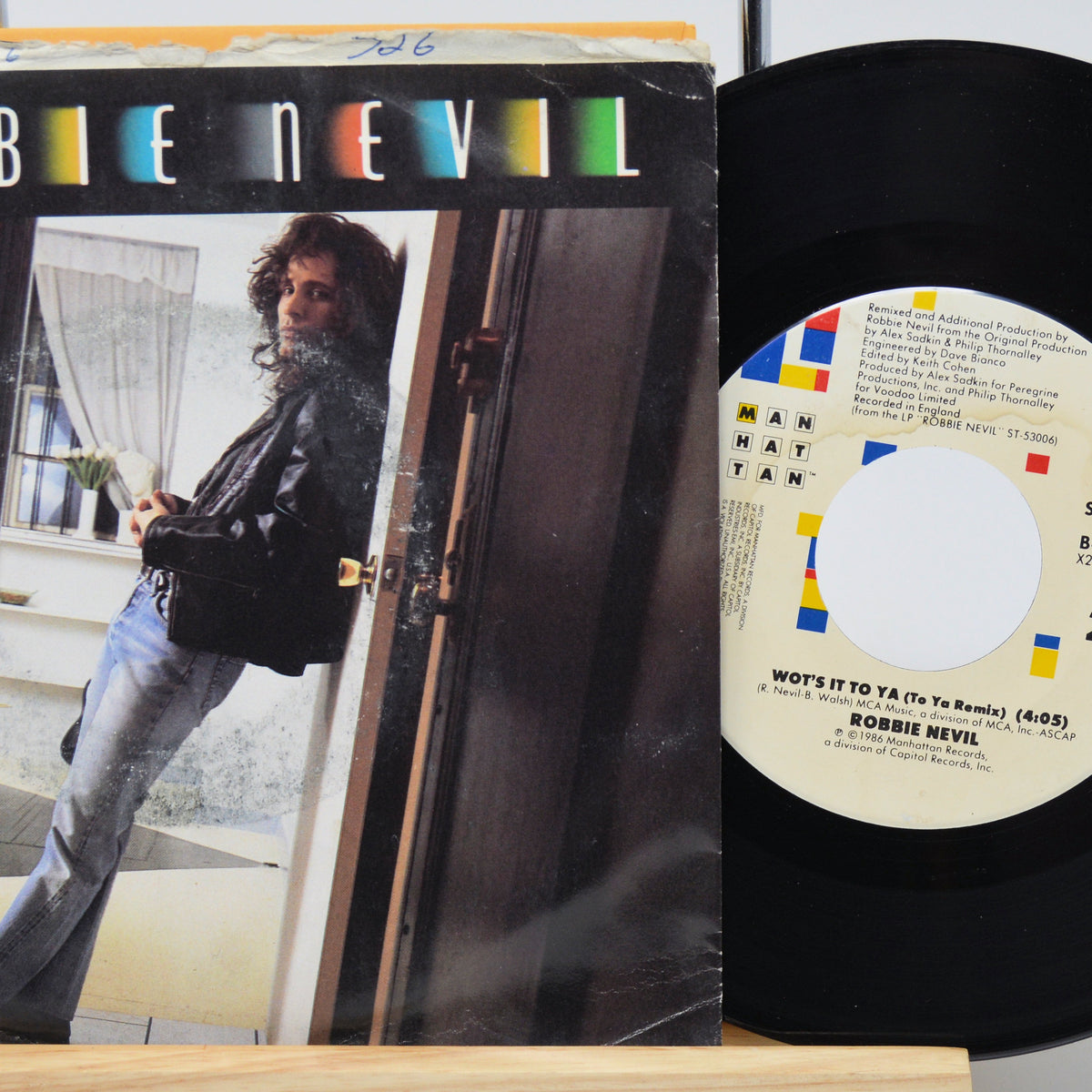 Nevil, Robbie - Wot's It To Ya, Vinyl Single 7" – Joe's Albums