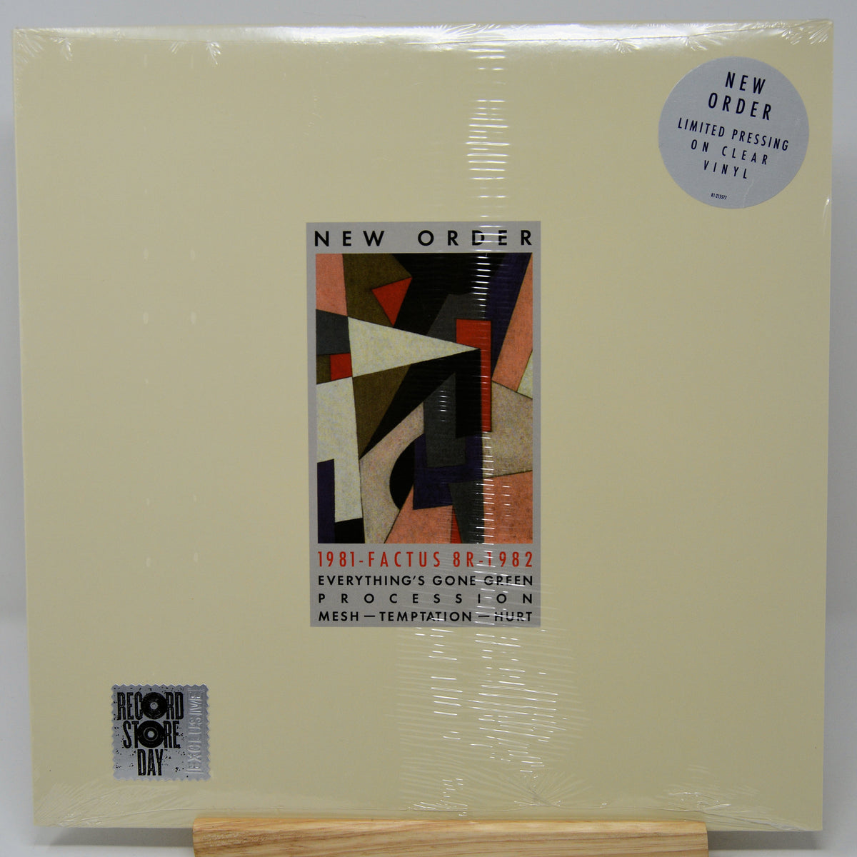 New Order - 1981-1982, Vinyl Record Album LP, Clear, RSD 2014 – Joe's ...