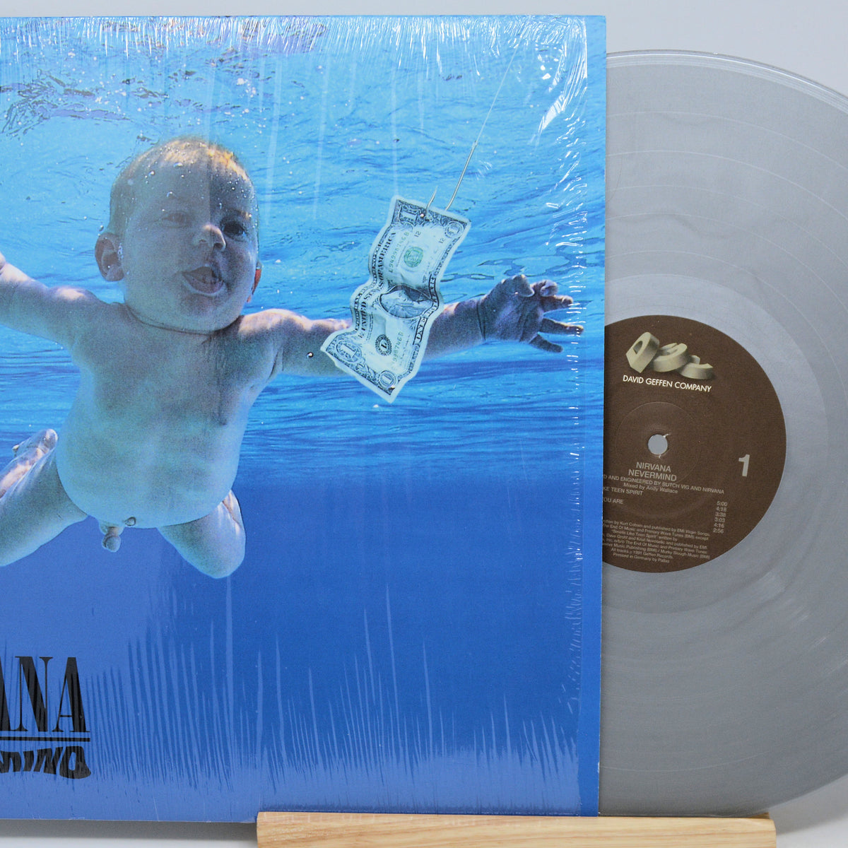 Nirvana - Nevermind, Vinyl Record Album LP, Silver Colored – Joe's Albums
