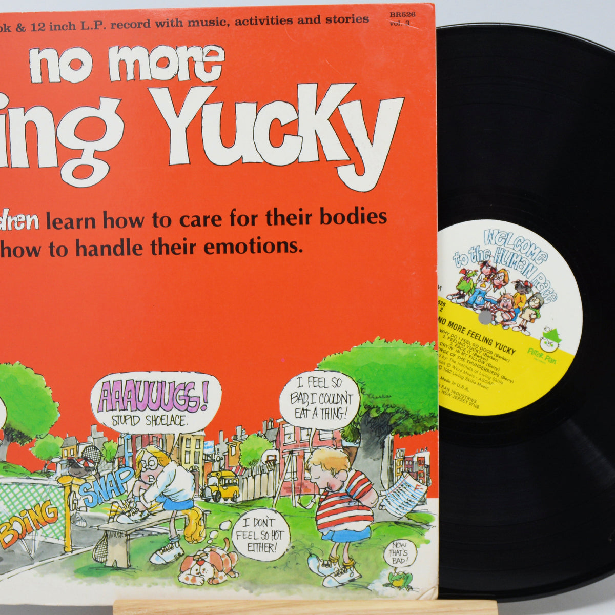 No More Feeling Yucky - Vnyl Record Album LP, Childrens, Peter Pan ...