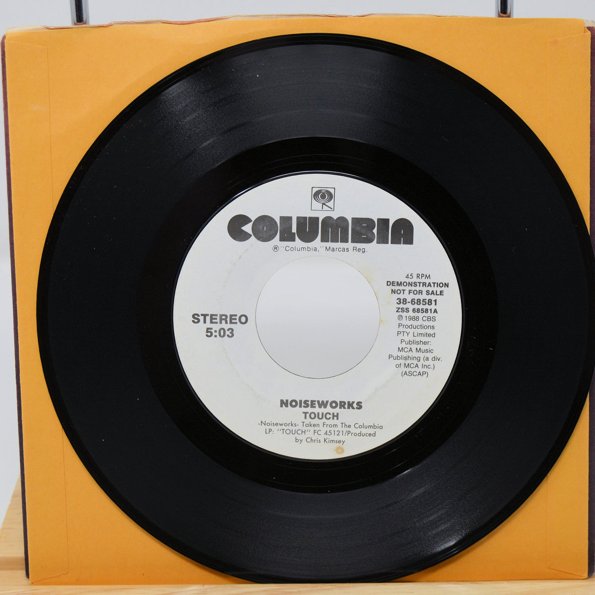 Noiseworks - Touch, Vinyl Record Single 7" – Joe's Albums