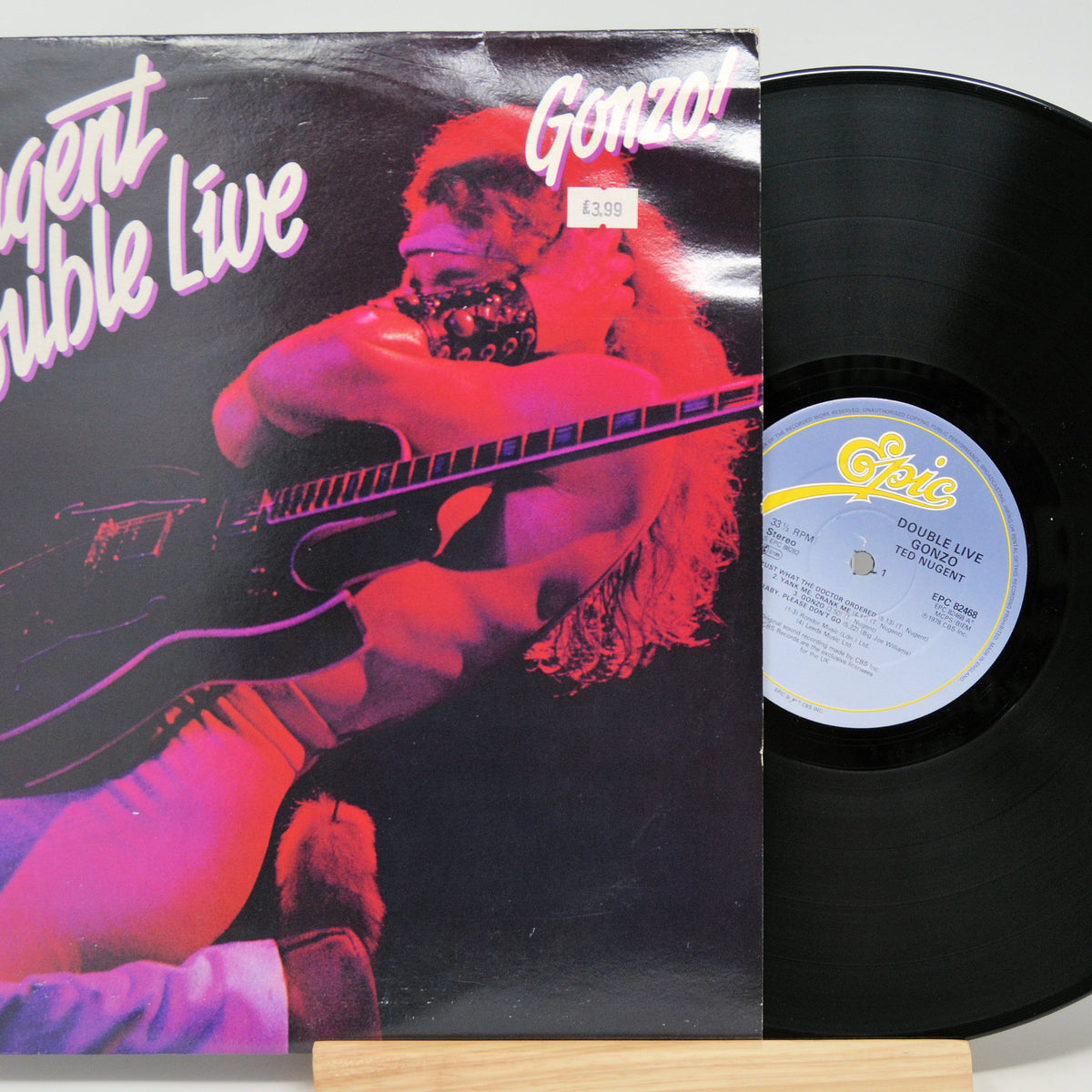 Nugent, Ted - Double Live Gonzo, Vinyl Record Album 2LP – Joe's Albums