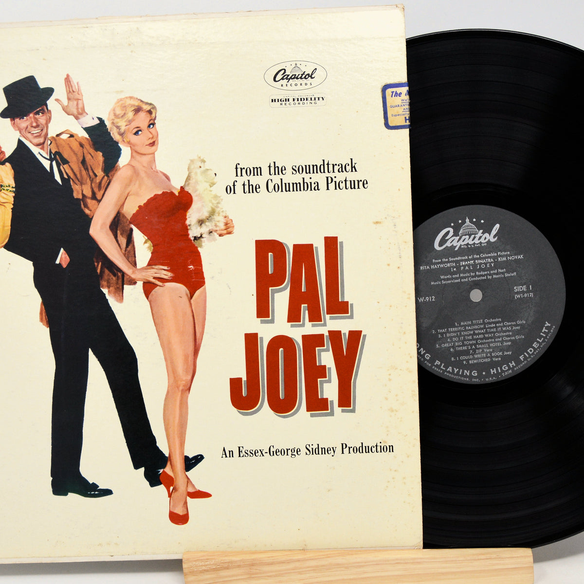Pal Joey - Soundtrack, Vinyl Record LP, Capitol W912, Frank Sinatra ...