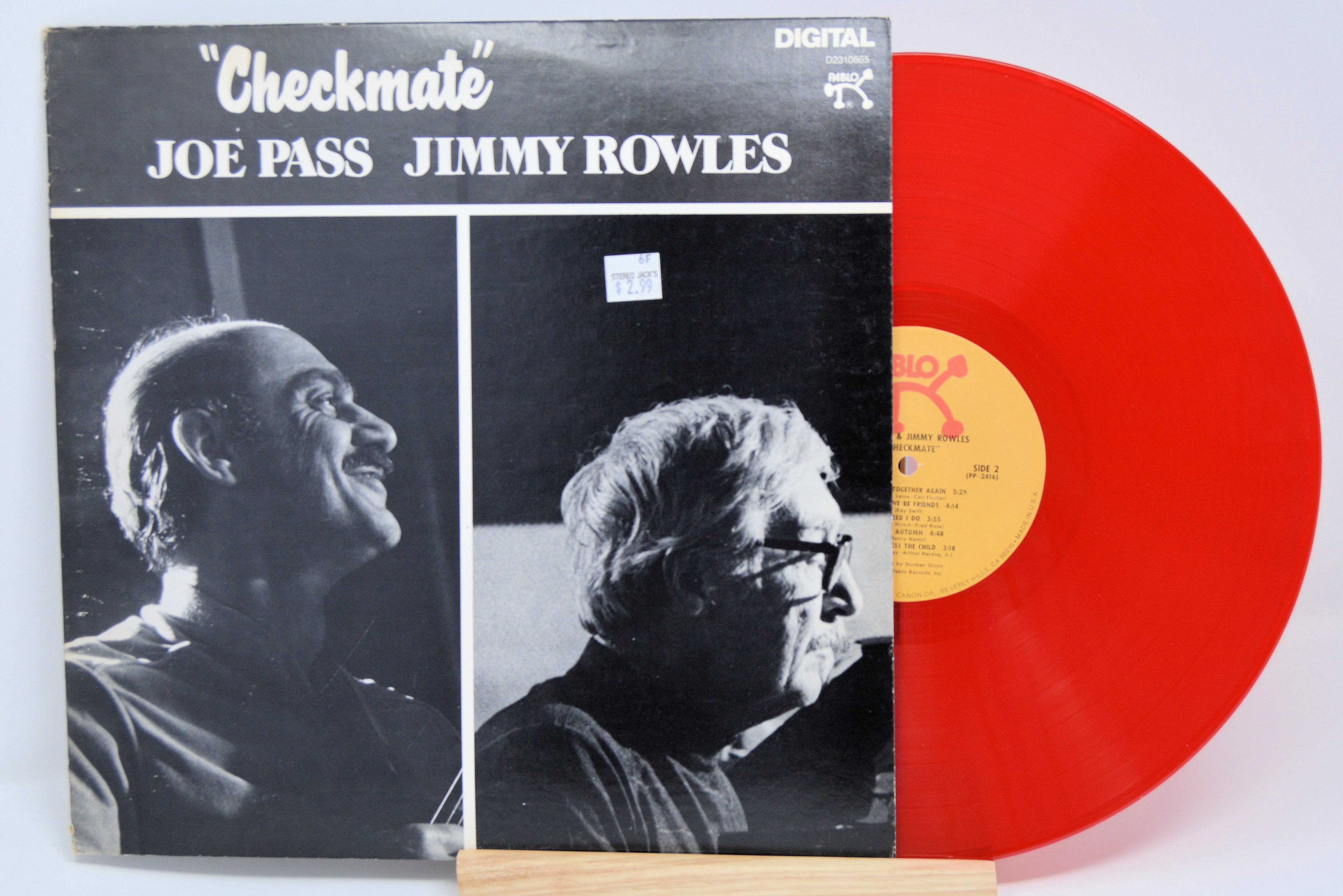Joe Pass - Checkmate, Vinyl Record Album LP, Pablo D2310865 – Joe's Albums