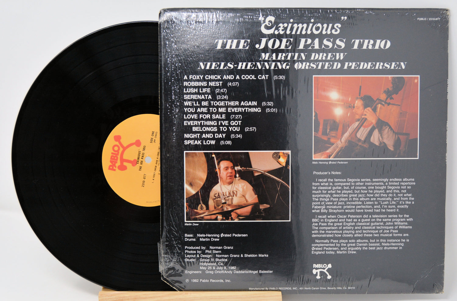 Joe Pass - Eximious, Vinyl Record Album LP, Jazz – Joe's Albums