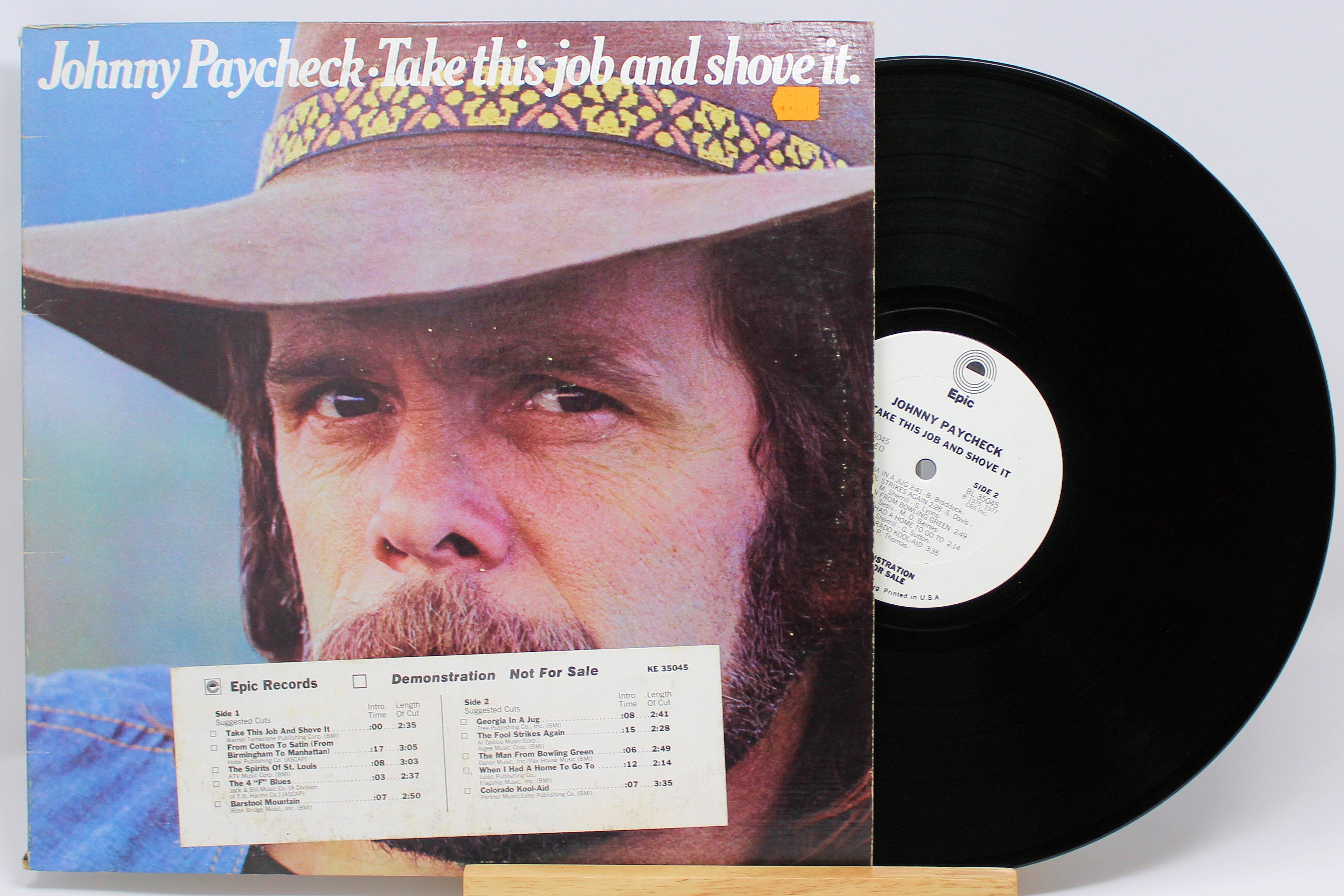 Johnny Paycheck - Take This Job And Shove It, Vinyl Record Album LP ...