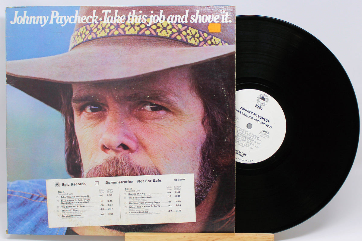 Johnny Paycheck - Take This Job And Shove It, Vinyl Record Album LP ...
