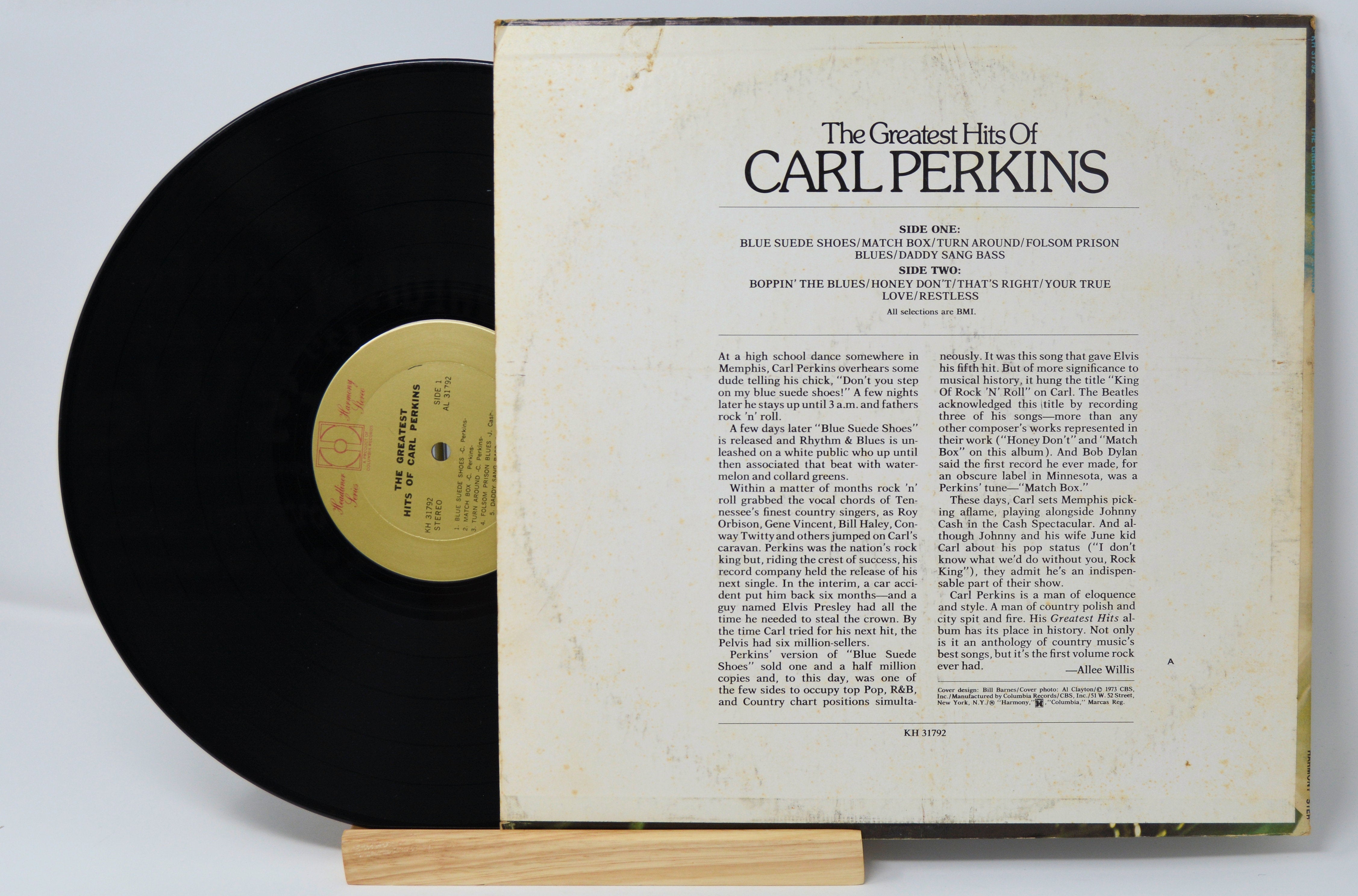 Carl Perkins - Greatest Hits Of, Vinyl Record Album LP, Harmony – Joe's ...
