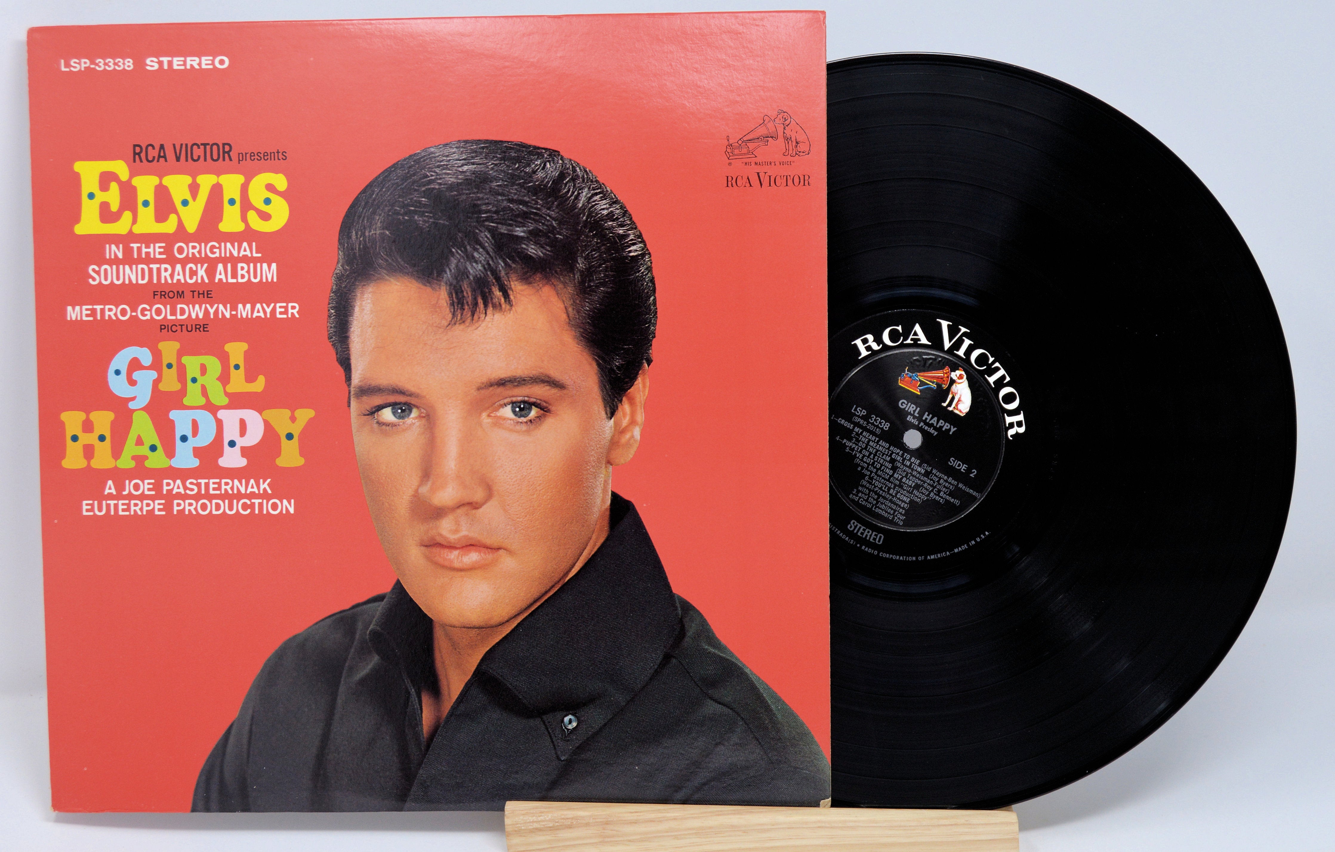 Elvis Presley - Girl Happy, Vinyl Record Album LP, RCA Victor LSP-3338 ...