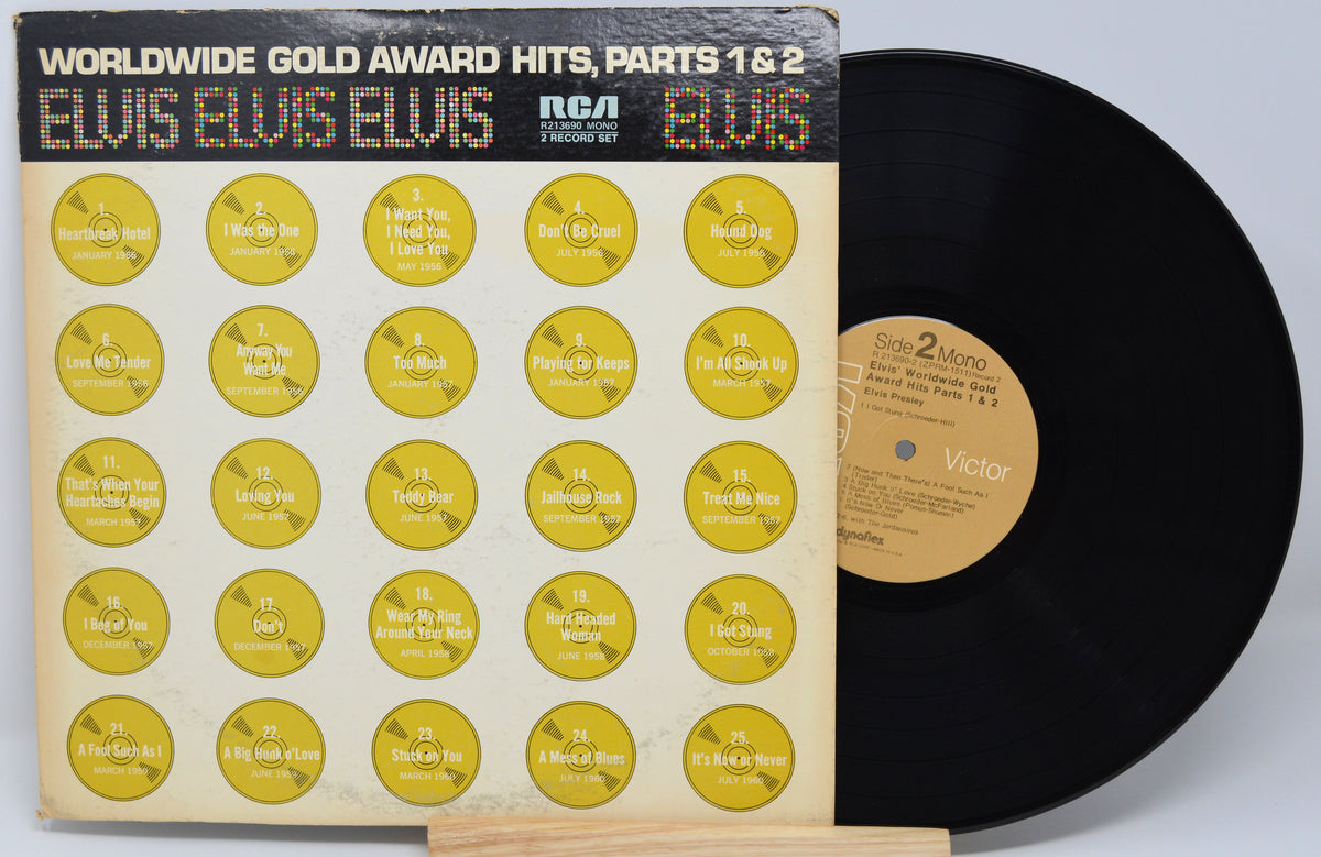 Elvis Presley - Worldwide Gold Hits Award Parts 1&2, Vinyl Record 2LP ...