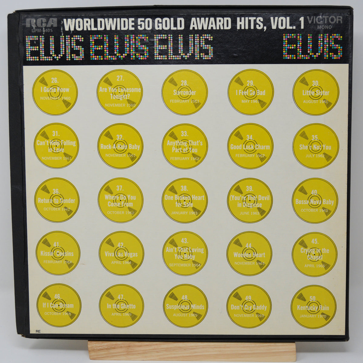 Elvis Presley - Worldwide Gold Hits Award Vol 1, Vinyl Record 4LP Box ...