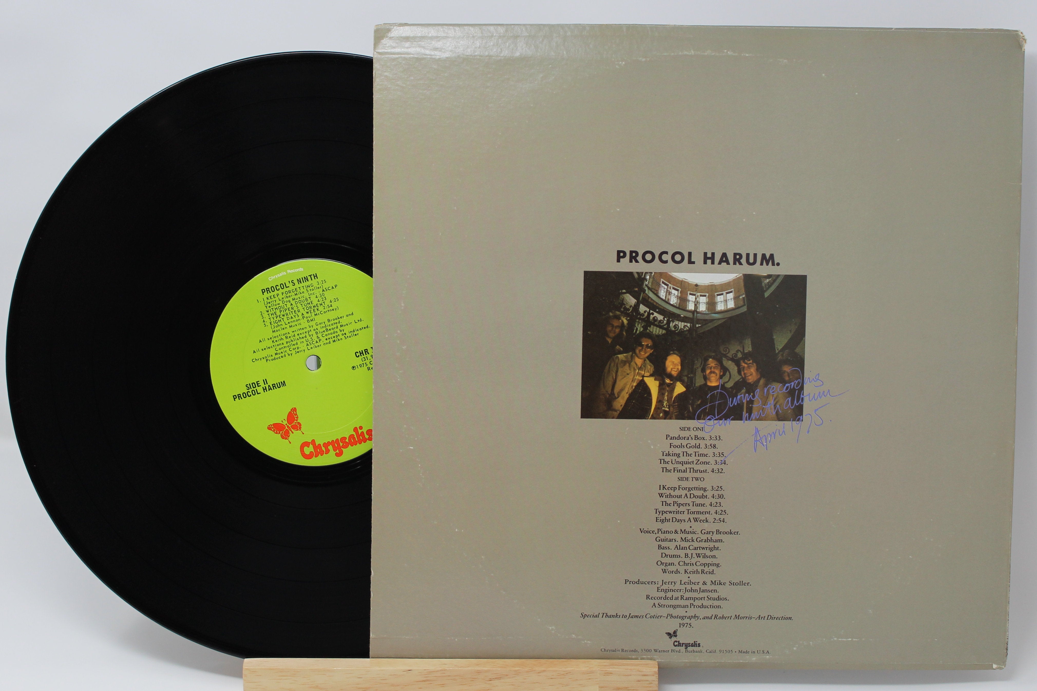 Procol Harum – Procol's Ninth, Vinyl Record Album LP – Joe's Albums