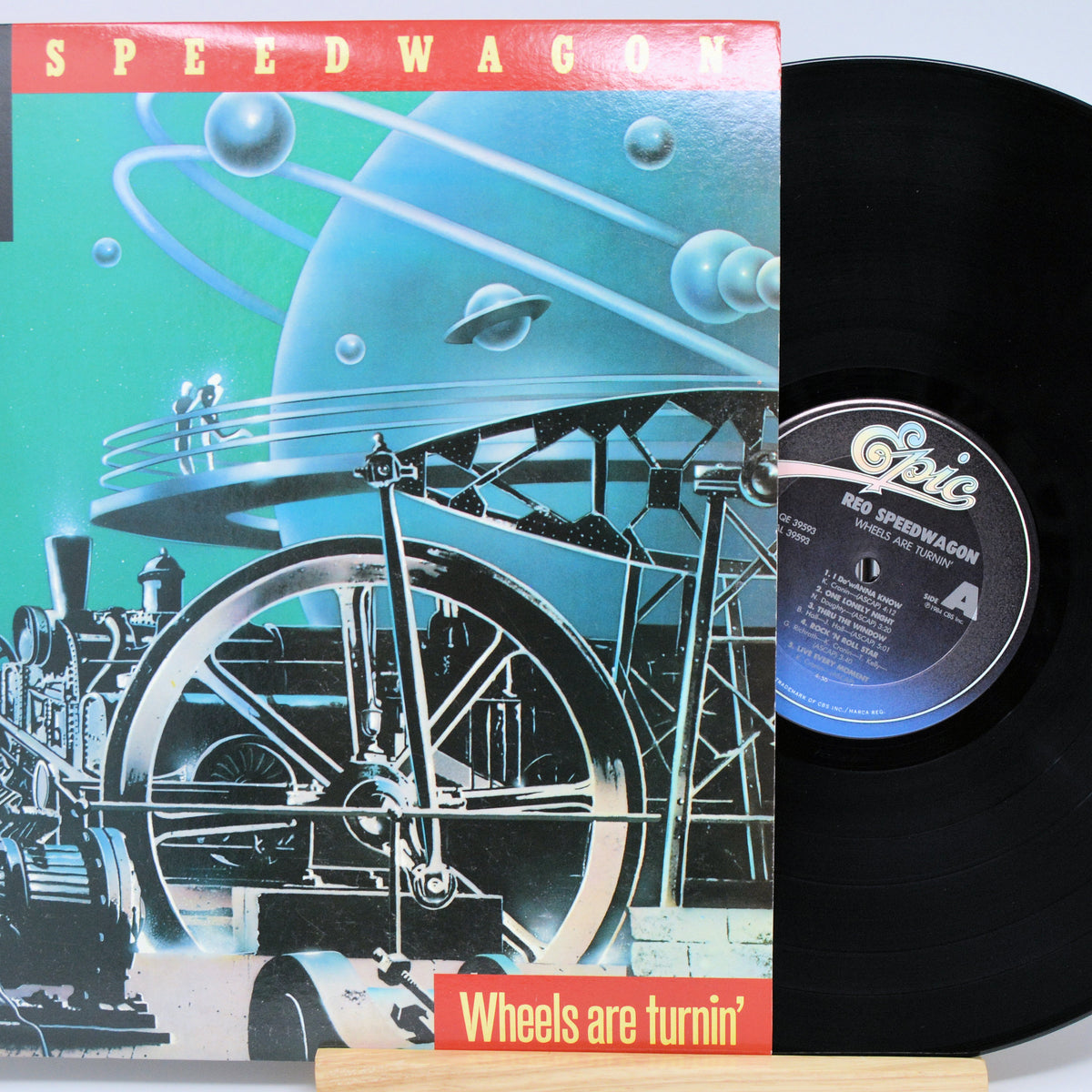 REO Speedwagon - Wheels Are Turnin', vinyl Record Album LP – Joe's Albums