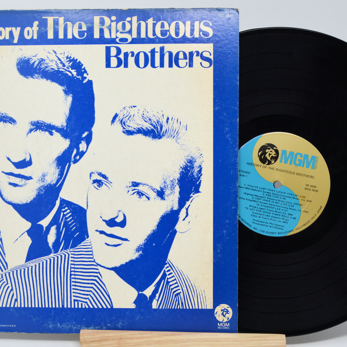 Righteous Brothers - History Of, Vinyl Record Album LP, MGM – Joe's Albums