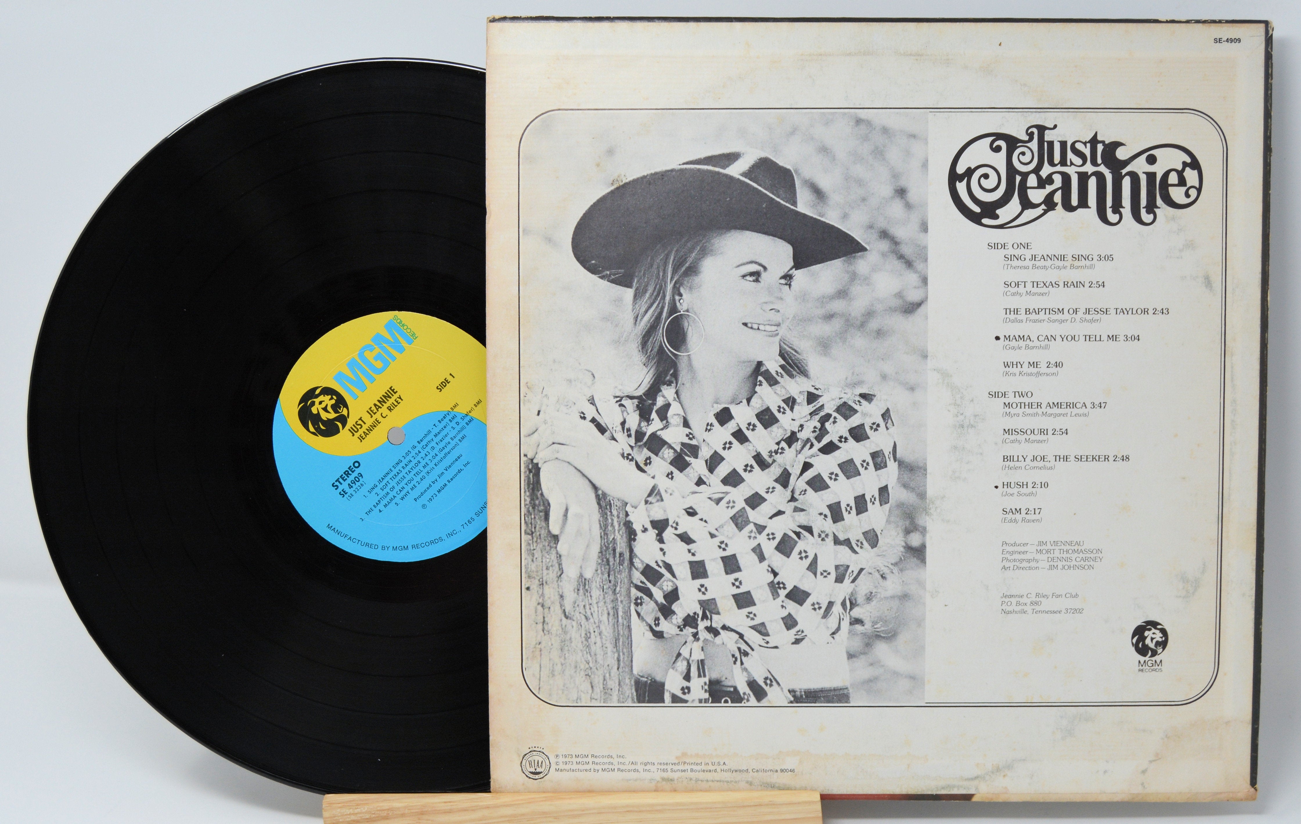 Jeannie C Riley - Just Jeannie, Vinyl Record Album LP, MGM SE-4909 ...