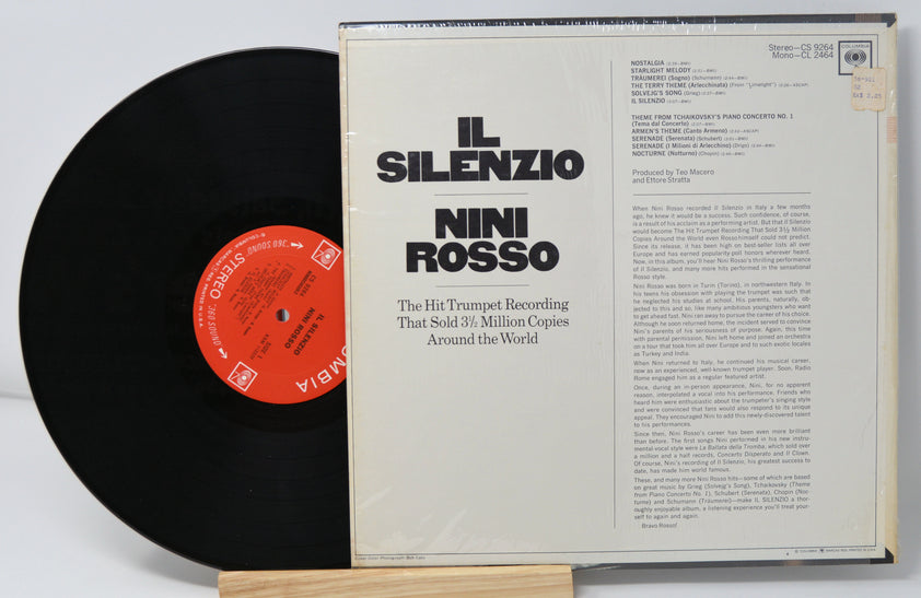 Nini Rosso - IL Silenzio, Vinyl Record Album LP, Jazz, Columbia, 2-Eye ...