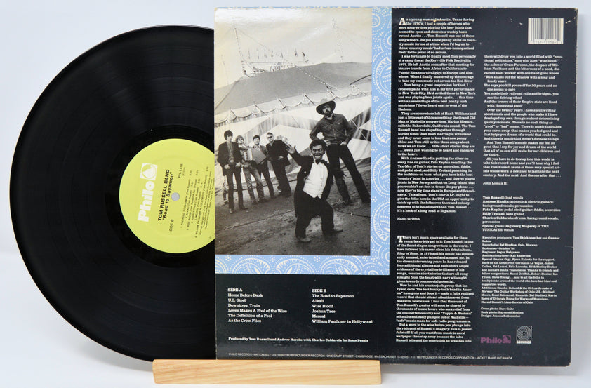 Tom Russell Band - Road To Bayamon, Vinyl Record Album LP, Philo – Joe ...