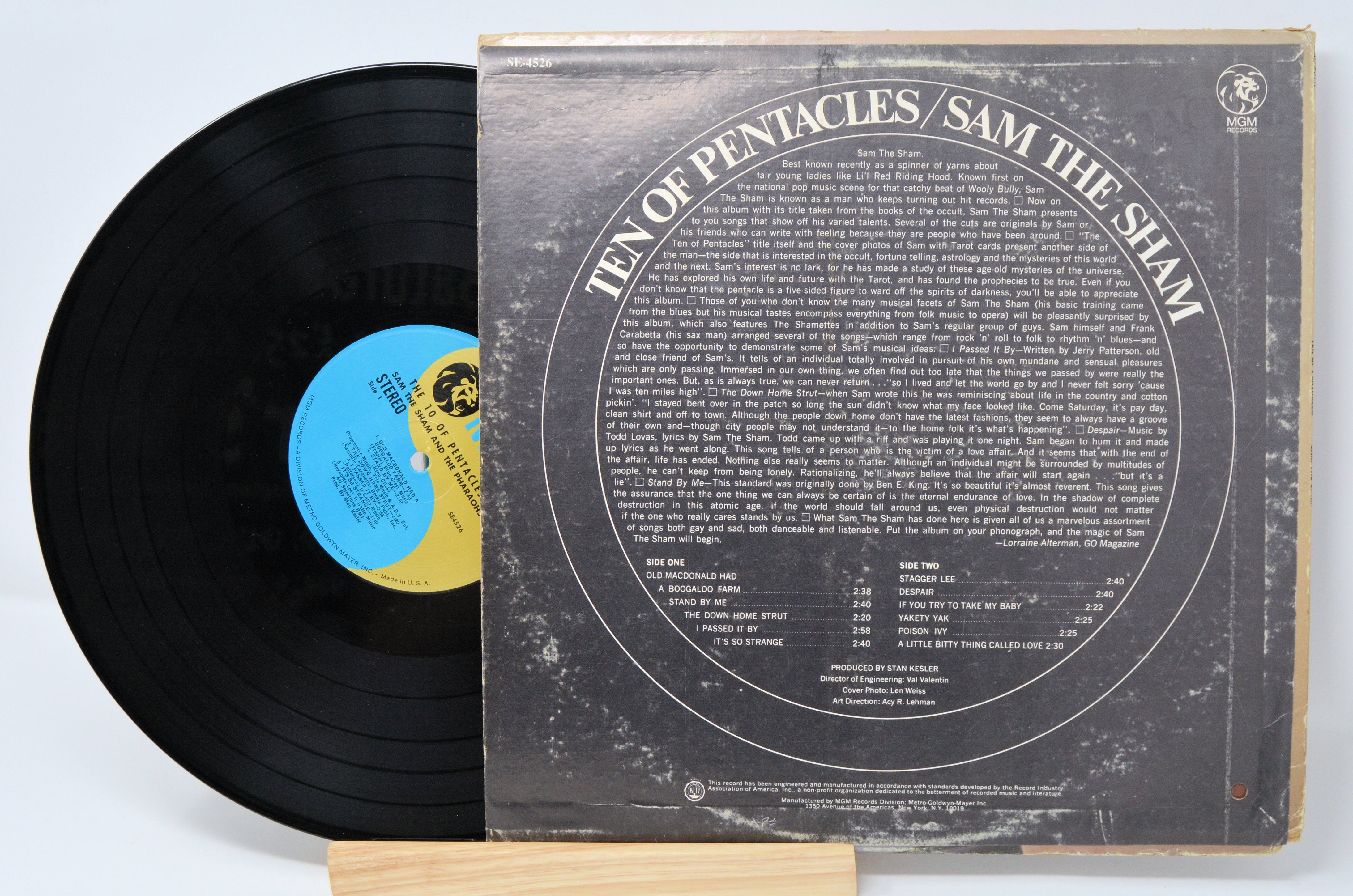 Sam The Sham - Ten Of Pentacles, Vinyl Record Album LP, MGM – Joe's Albums