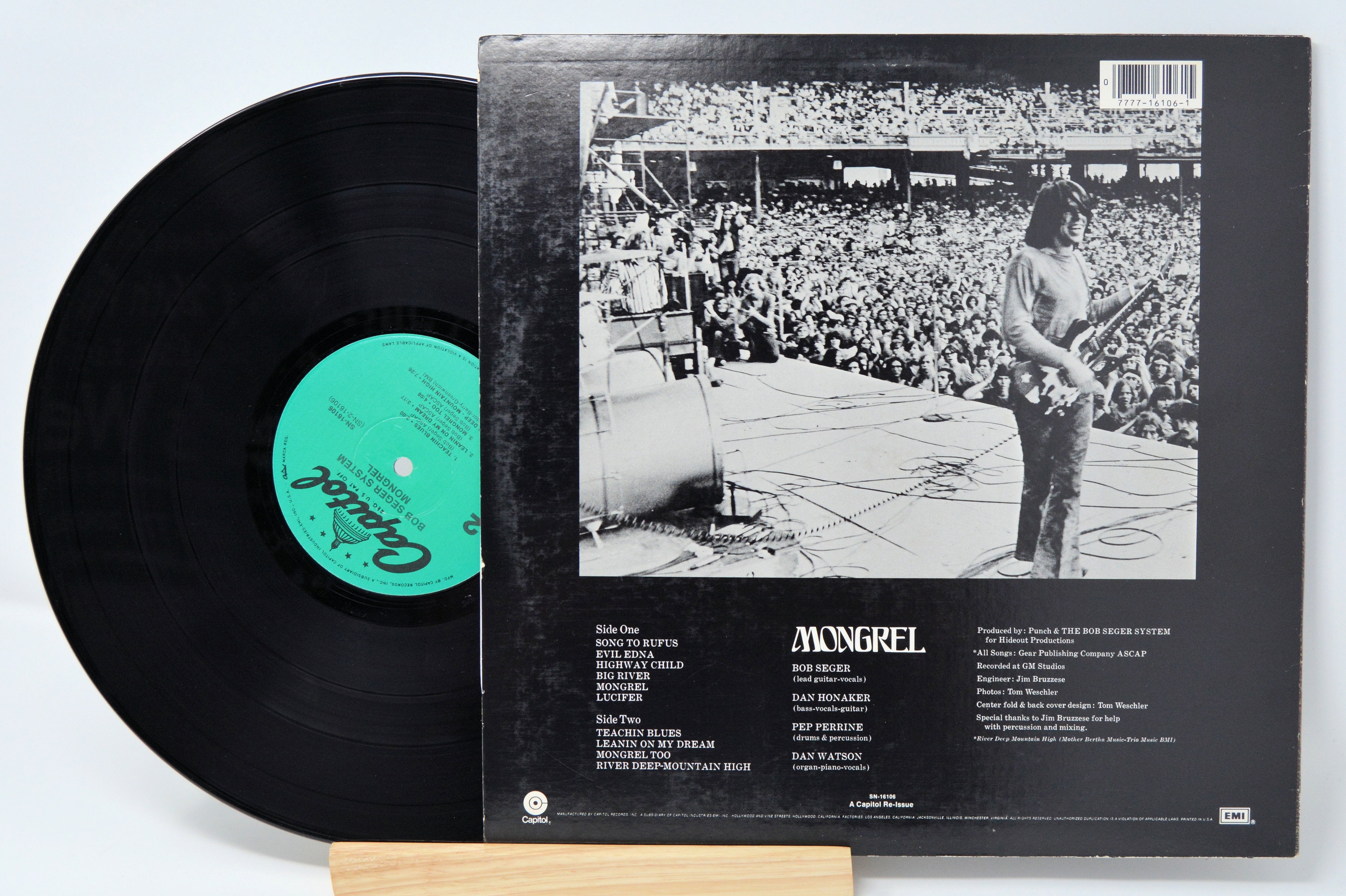 Bob Seger - Mongrel, Vinyl Record Album LP, Capitol, UPC 077771610615 – Joe's Albums