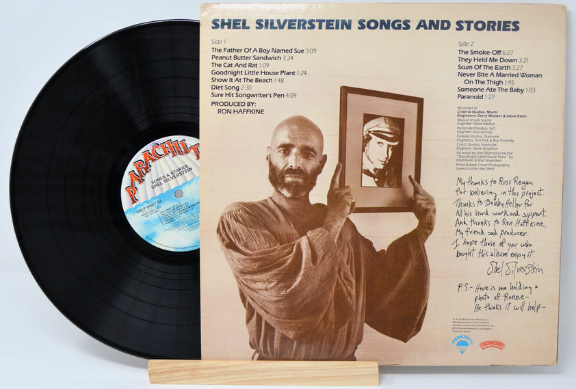 Shel Silverstein ‎– Songs And Stories, Vinyl Record Album LP – Joe's Albums