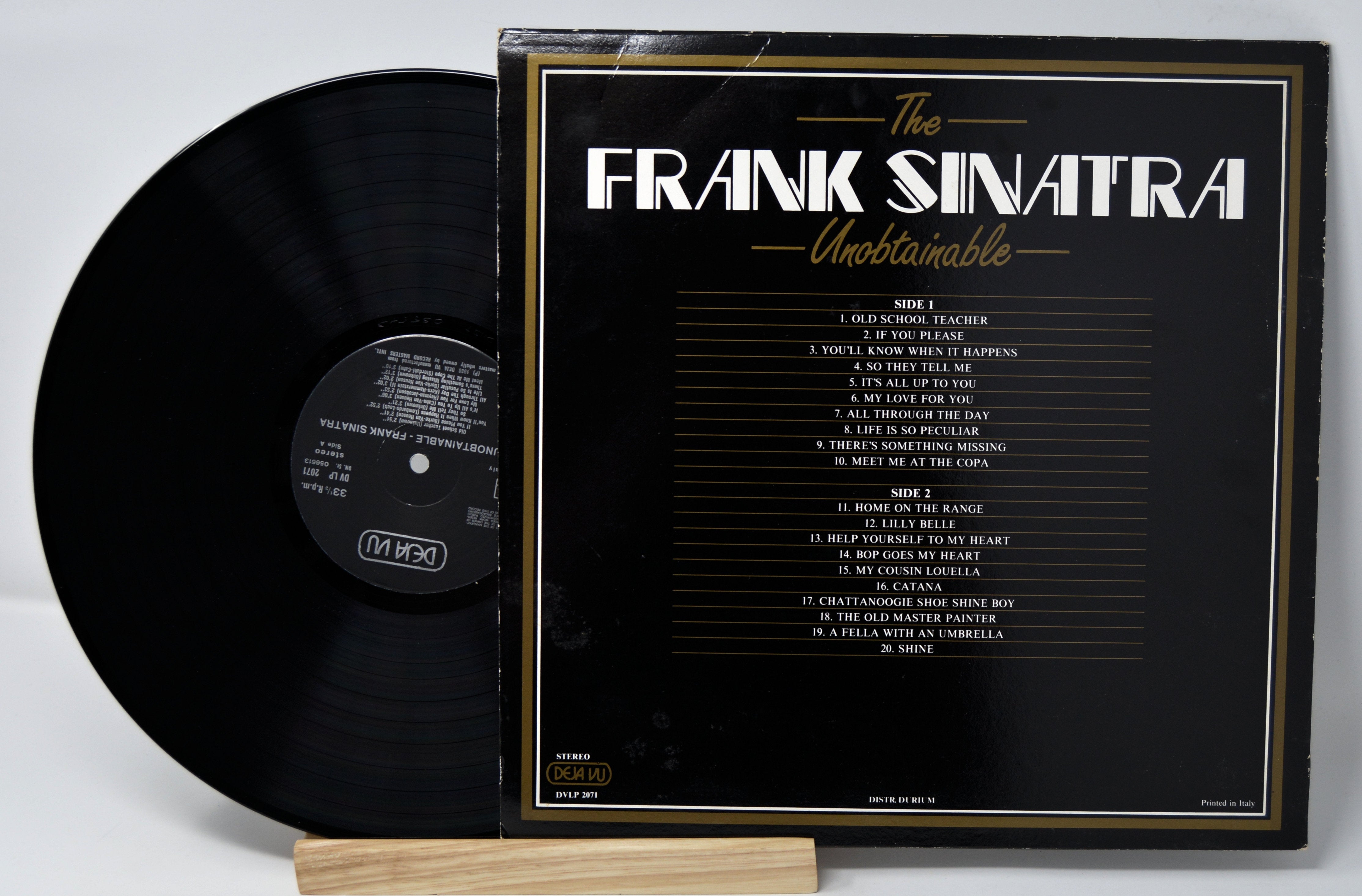 Frank Sinatra - Unobtainable, 20 Rare Greats, Vinyl Record Album LP ...