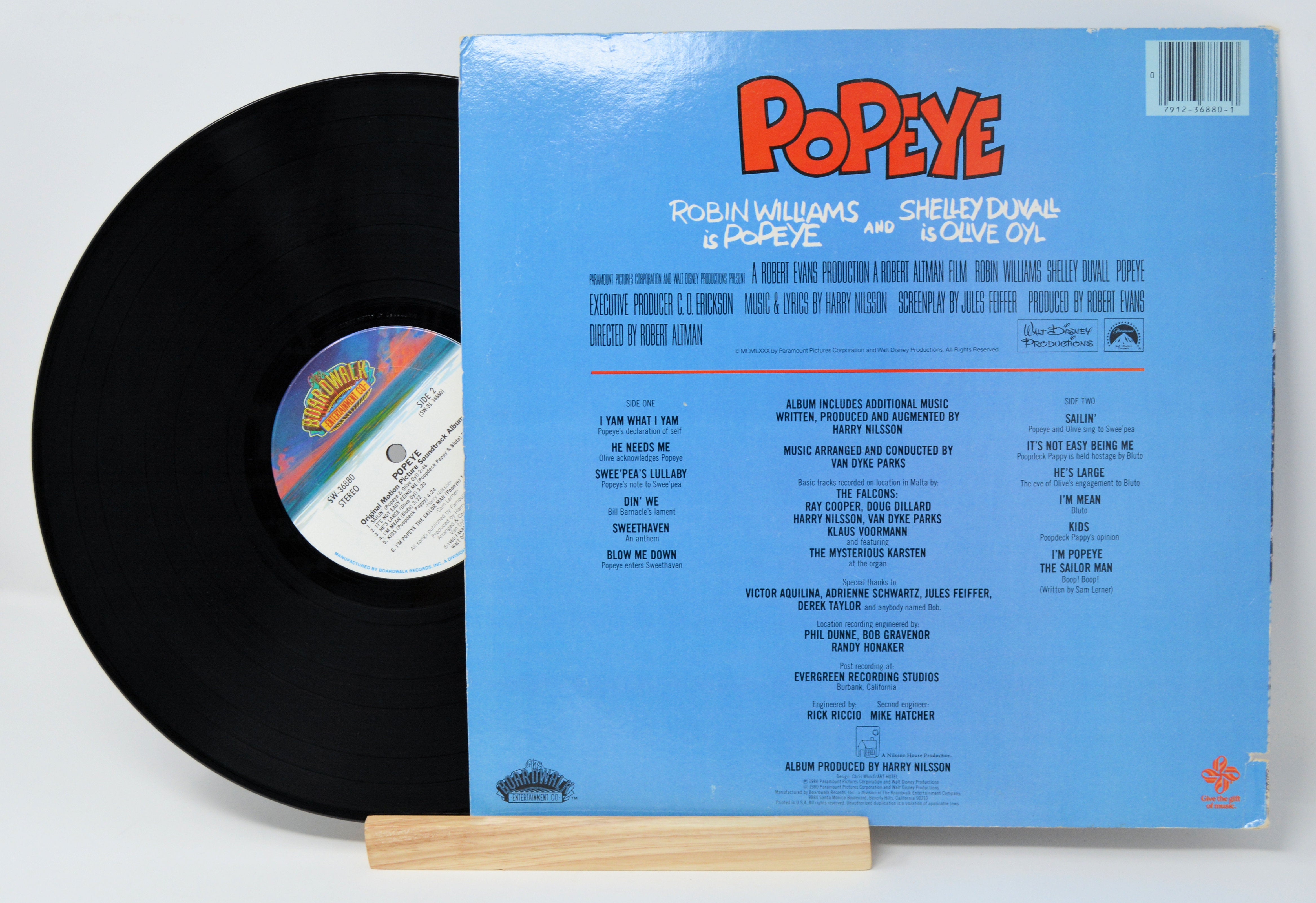 Soundtrack - Popeye, Vinyl Record Album LP – Joe's Albums