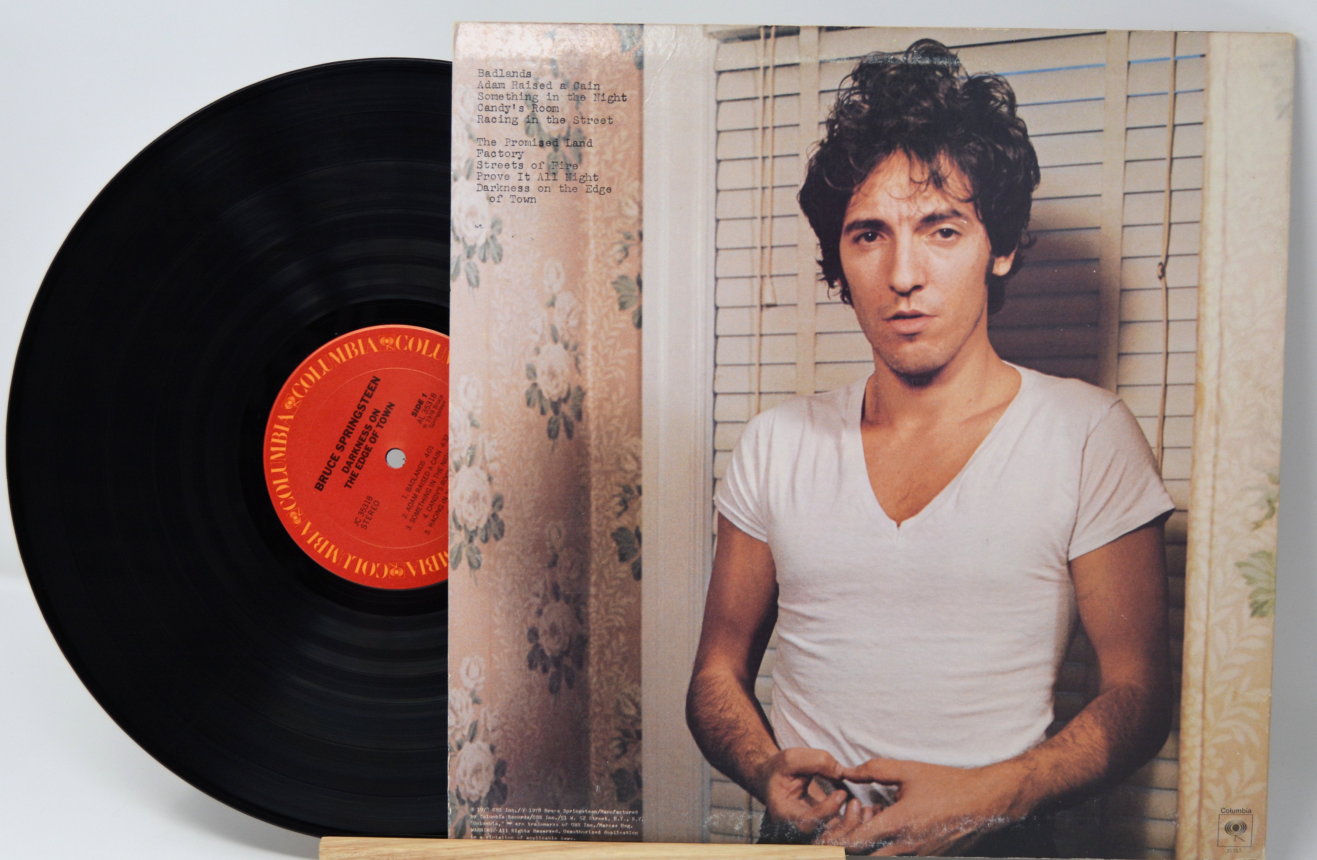 Springsteen, Bruce - Darkness On The Edge, Vinyl Record Album LP – Joe ...