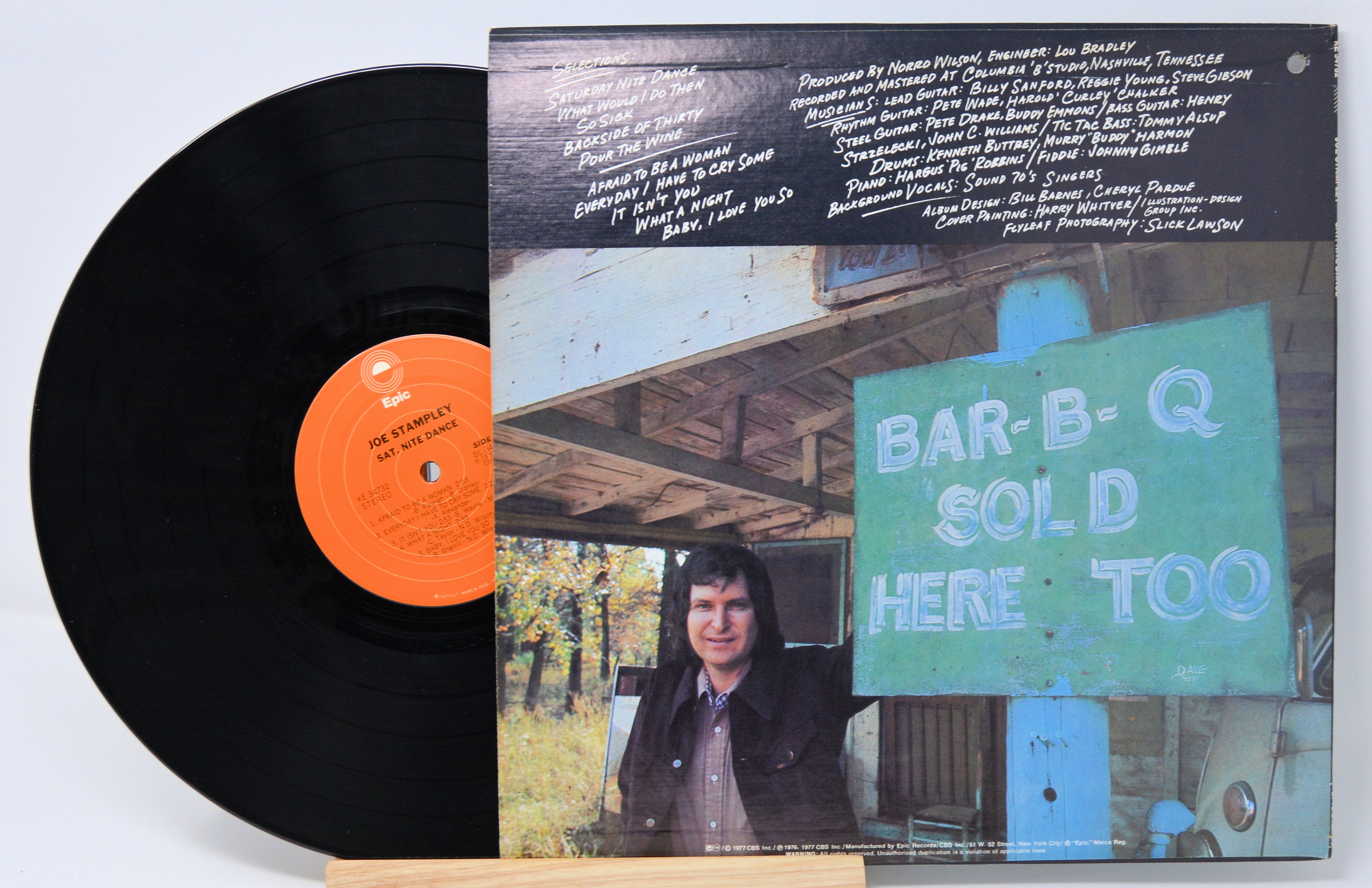 Joe Stampley - Sat. Nite Dance, Vinyl Record Album LP – Joe's Albums