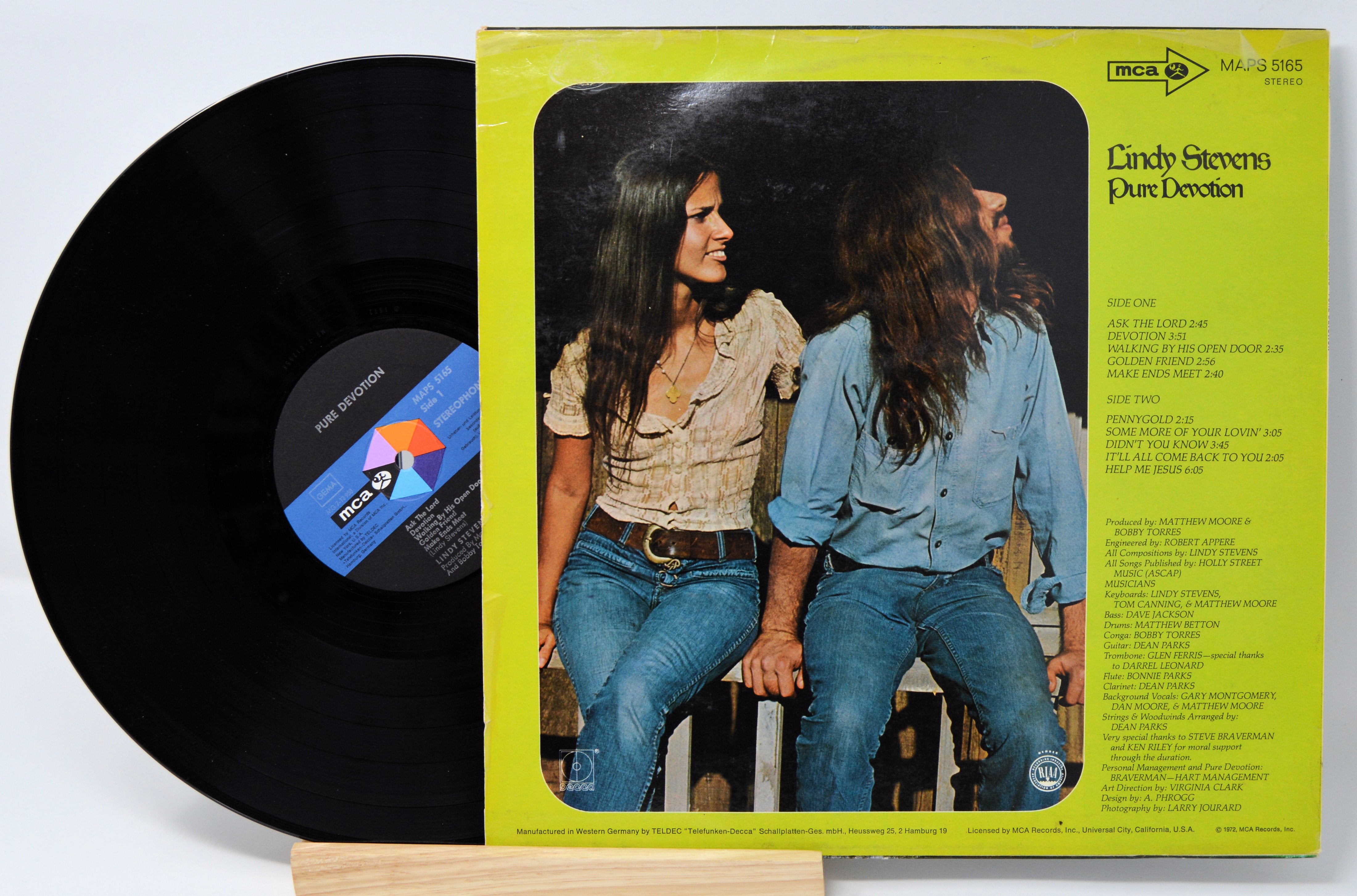 Lindy Stevens - Pure Devotion, Vinyl Record Album LP, MCA Germany – Joe ...