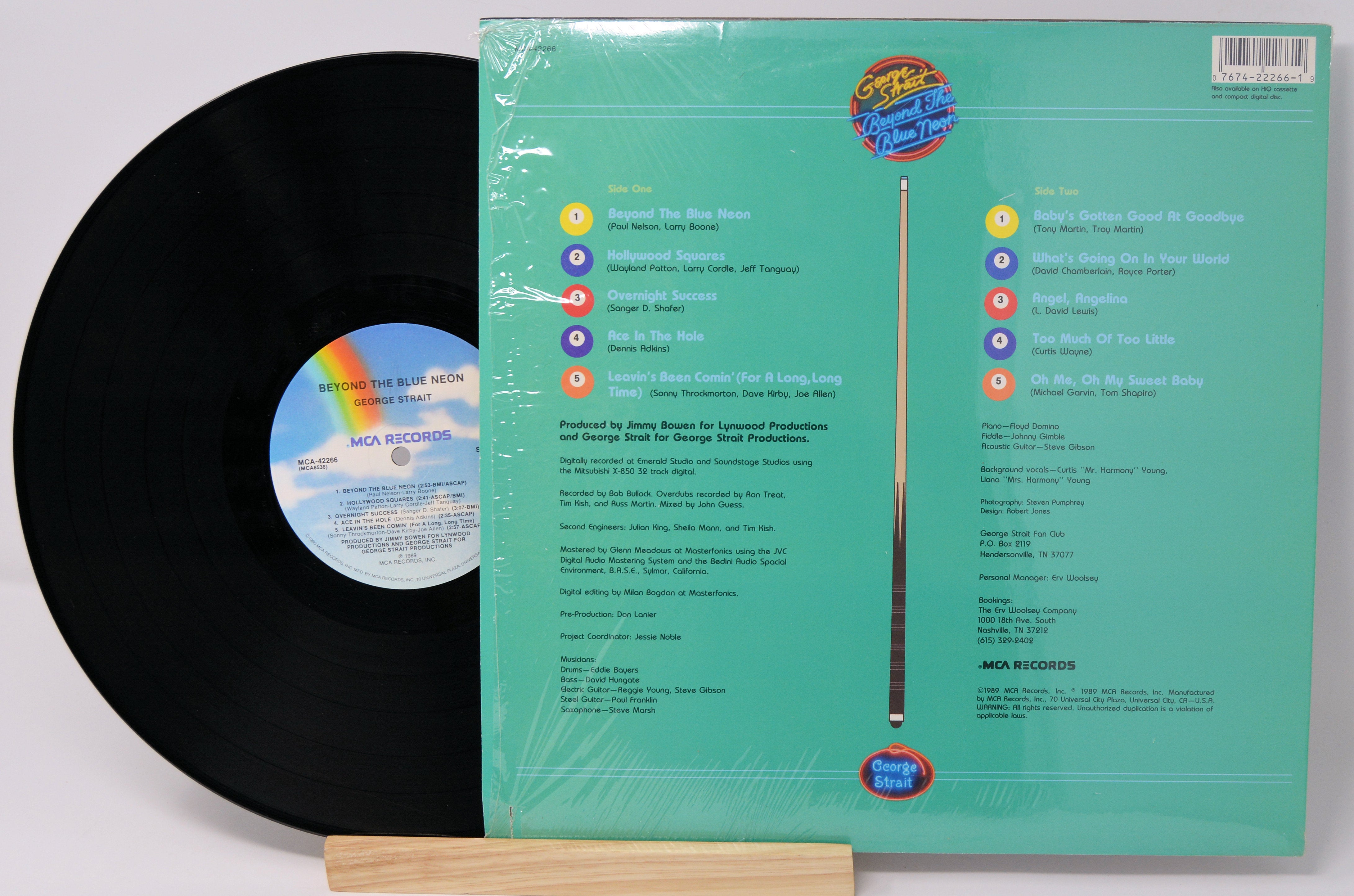 George Strait - Beyond The Blue Neon, Vinyl Record Album LP, MCA – Joe's Albums