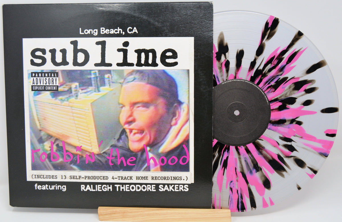 Sublime - Robbin The Hood, Vinyl Record 2LP, Clear w. Pink & Black ...